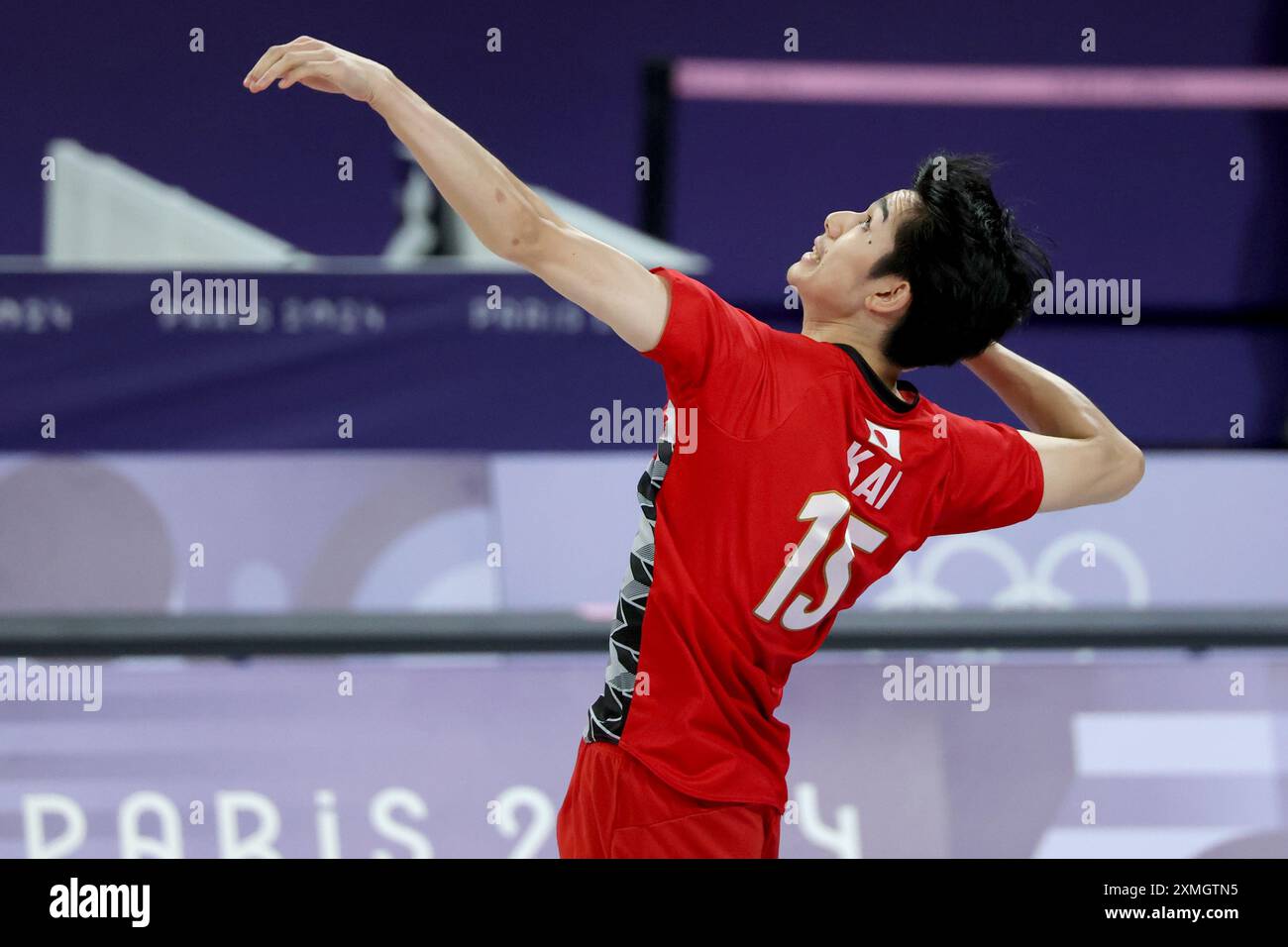 Paris, France. 27th July, 2024. Masato Kai (JPN) Volleyball : Men's ...