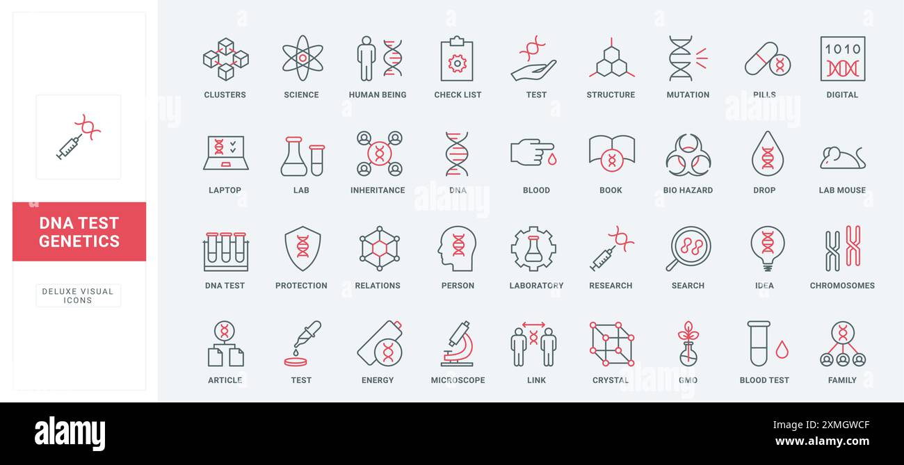 Dna analysis ancestry Stock Vector Images - Alamy