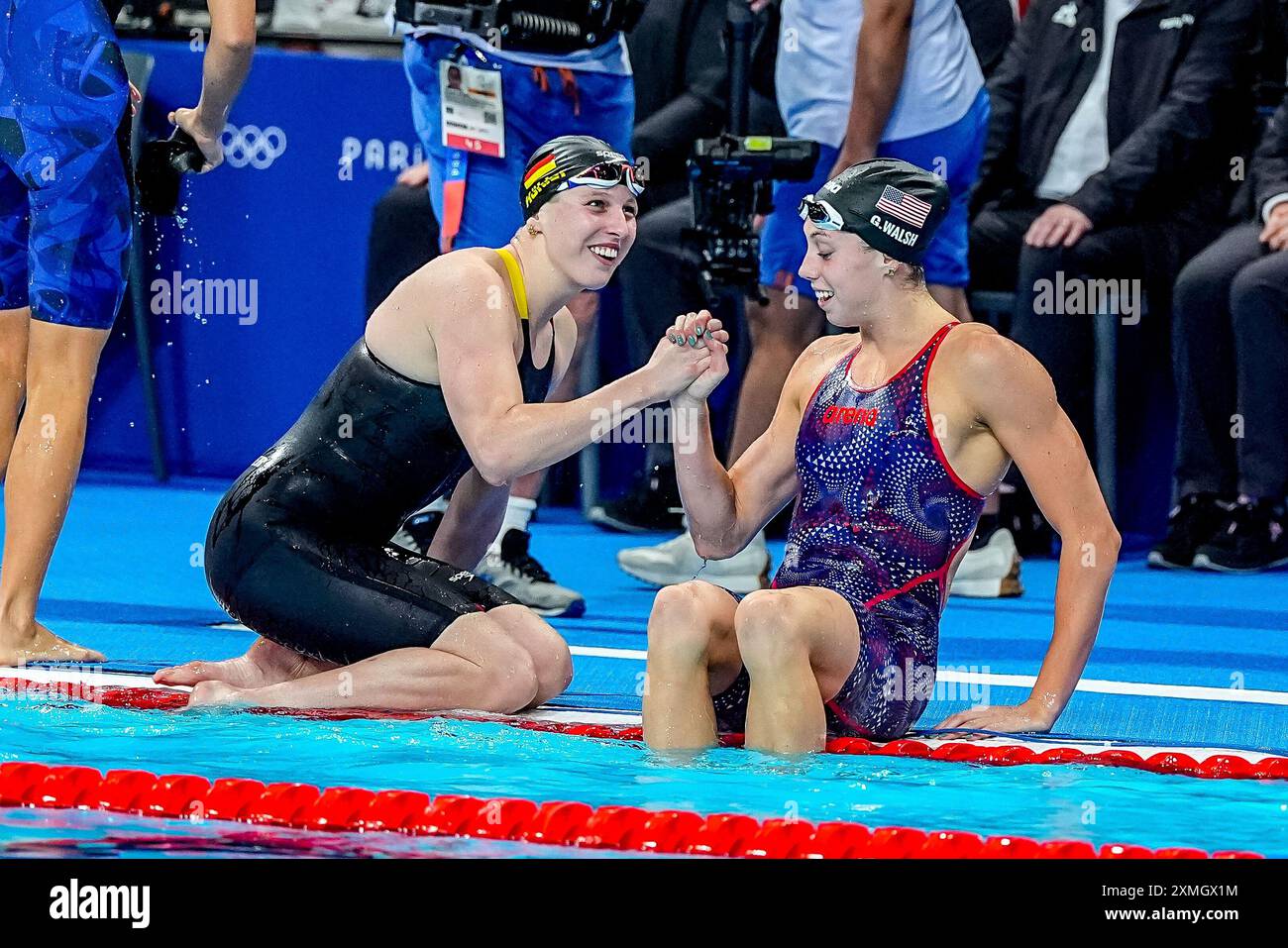 Paris, France. 27th July 2024. Angelina Koehler of Germany and Gretchen ...