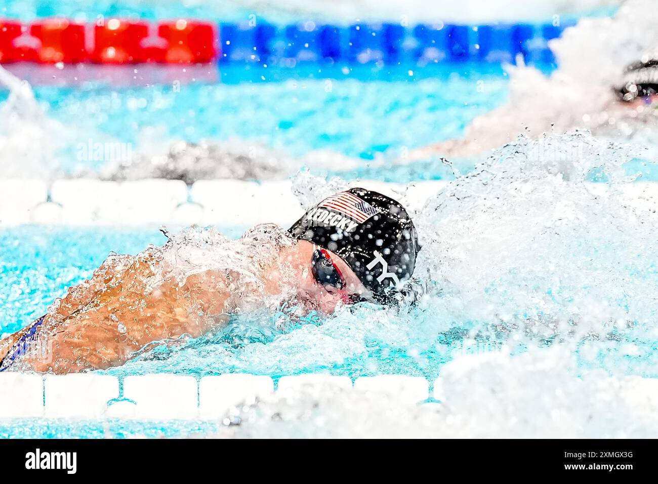 Paris, France. 27th July 2024. Katie Ledecky of United States of ...