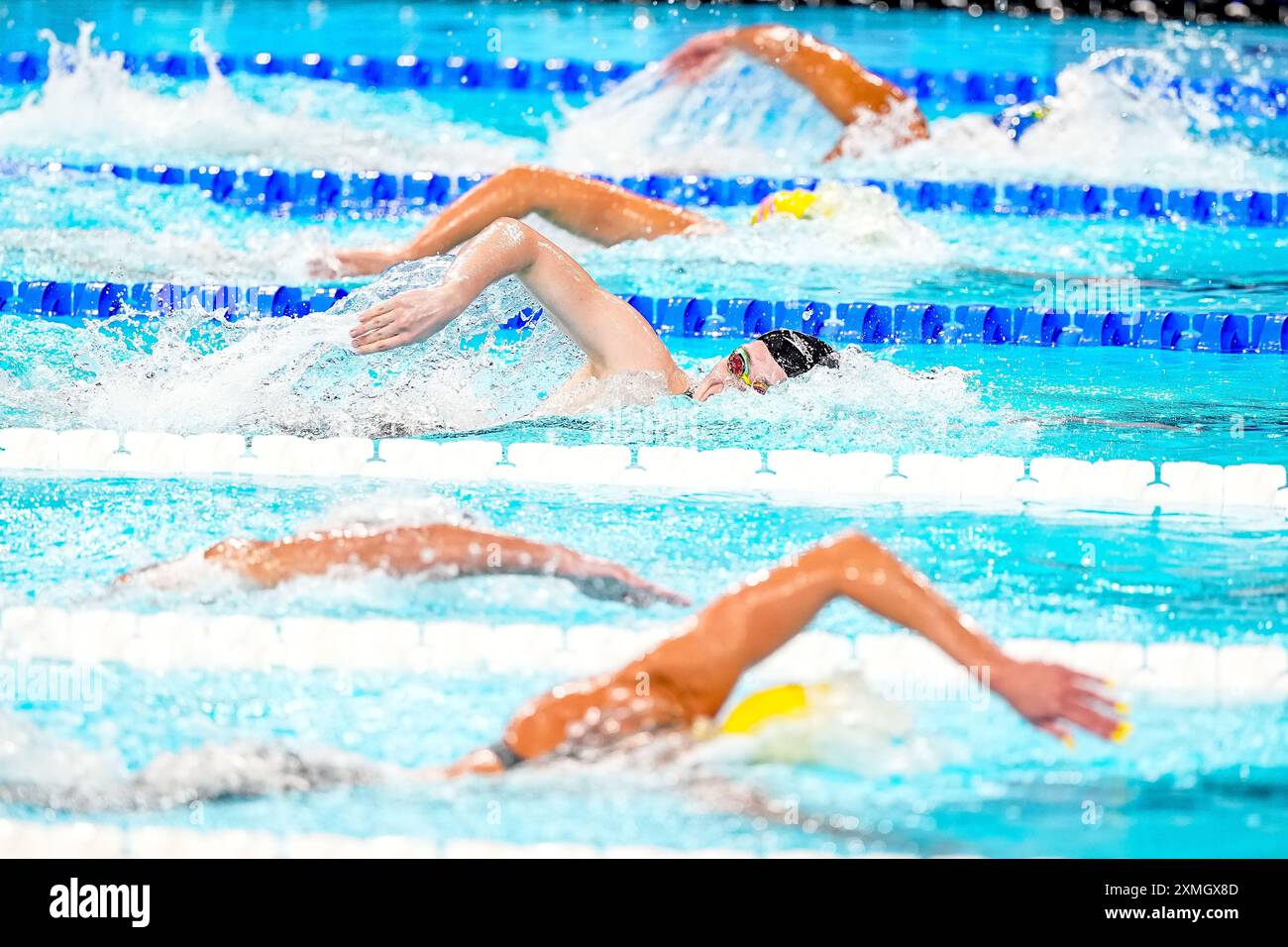 Paris, France. 27th July 2024. Katie Ledecky of United States of ...