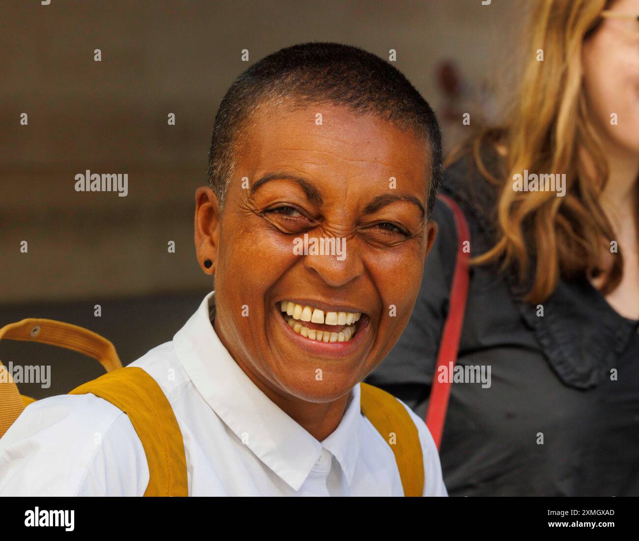 London, UK. 28th July, 2024. Adjoa Andoh, actress, arrives at the BBC. Credit: Karl Black/Alamy ...