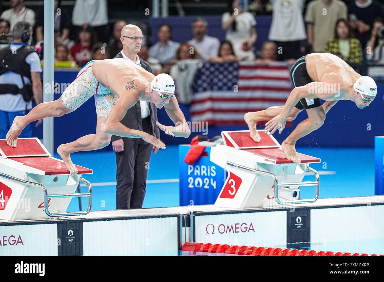 Paris, France. 27th July 2024. Caspar Corbeau of the Netherlands, Arno ...