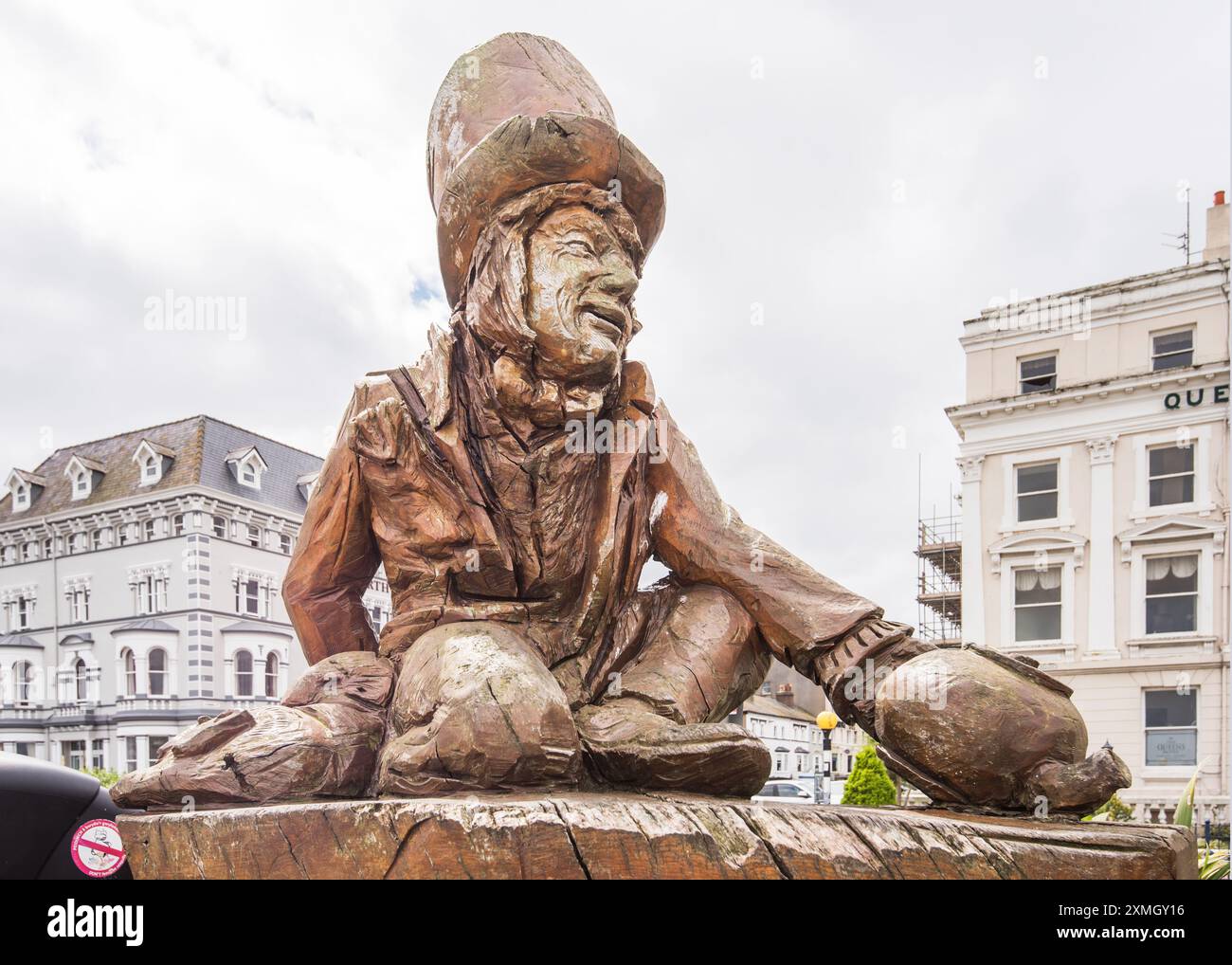 The Mad Hatter sculpture (from Alice in Wonderland) LLandudno, a town & seaside resort in Conwy ...