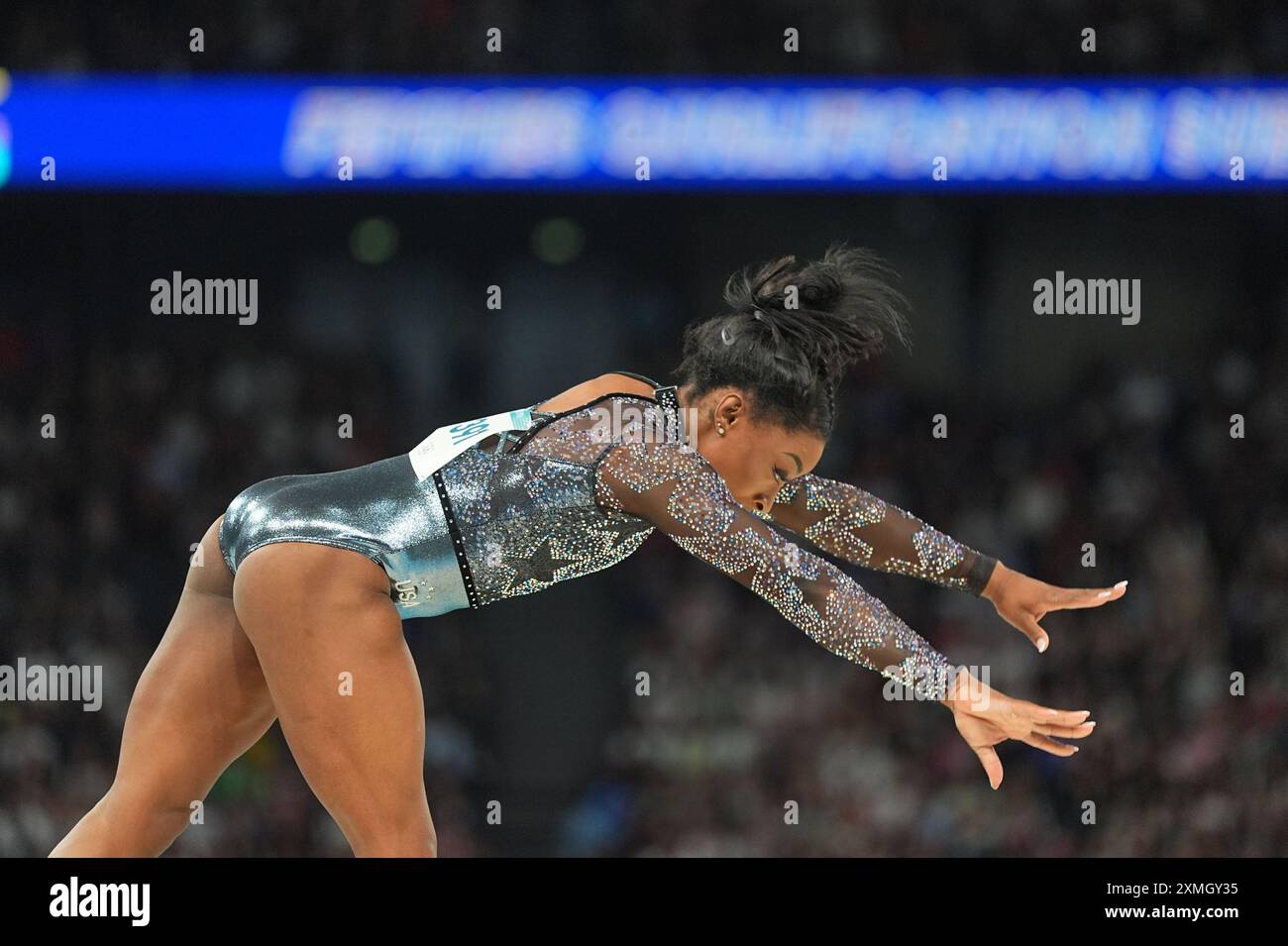 Bercy Arena, Paris, France. 28th July, 2024. Simone Biles (United ...