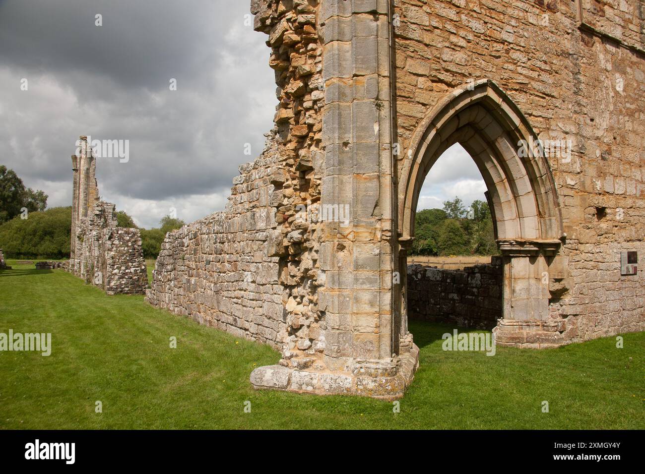 Bayham Old Abbey Stock Photo - Alamy