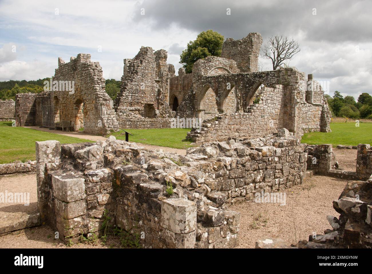 Bayham Old Abbey Stock Photo - Alamy