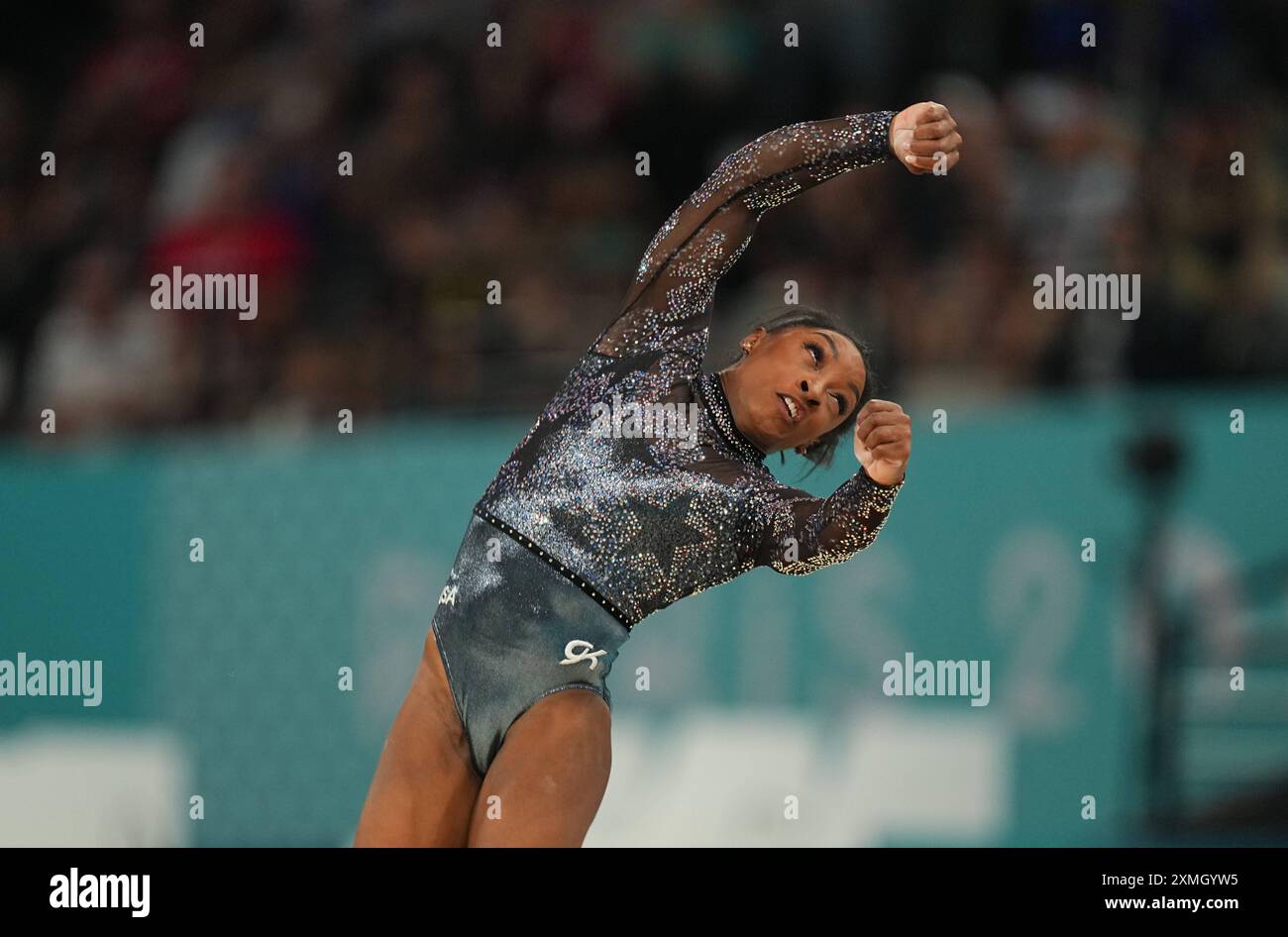 Bercy Arena, Paris, France. 28th July, 2024. Simone Biles (United ...