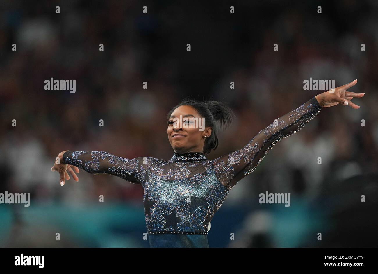 Bercy Arena, Paris, France. 28th July, 2024. Simone Biles (United ...