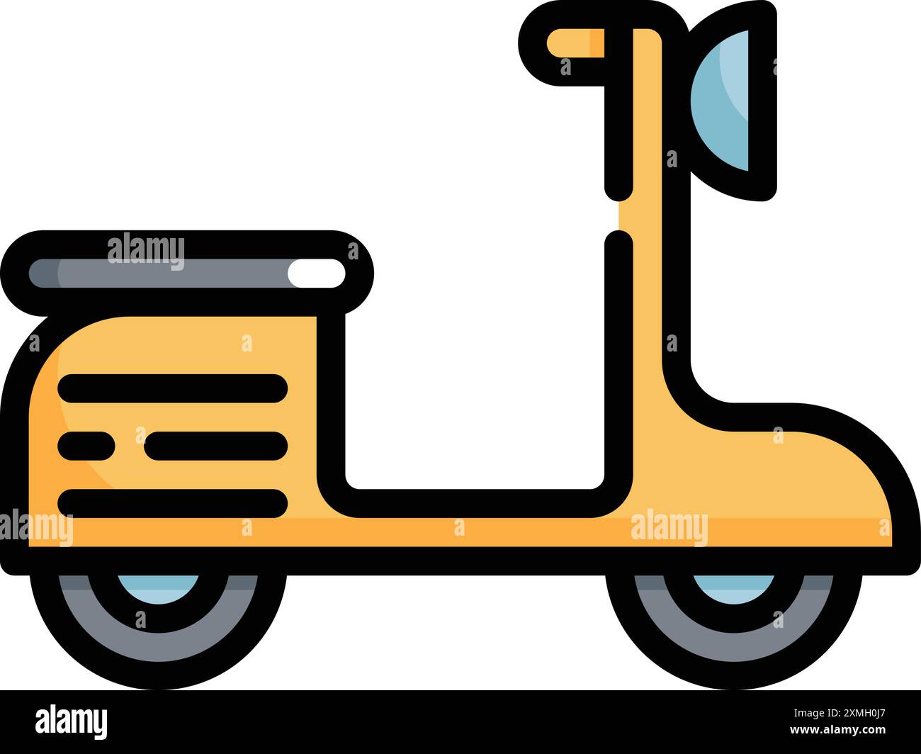 Thin line icons bike Stock Vector Images - Alamy