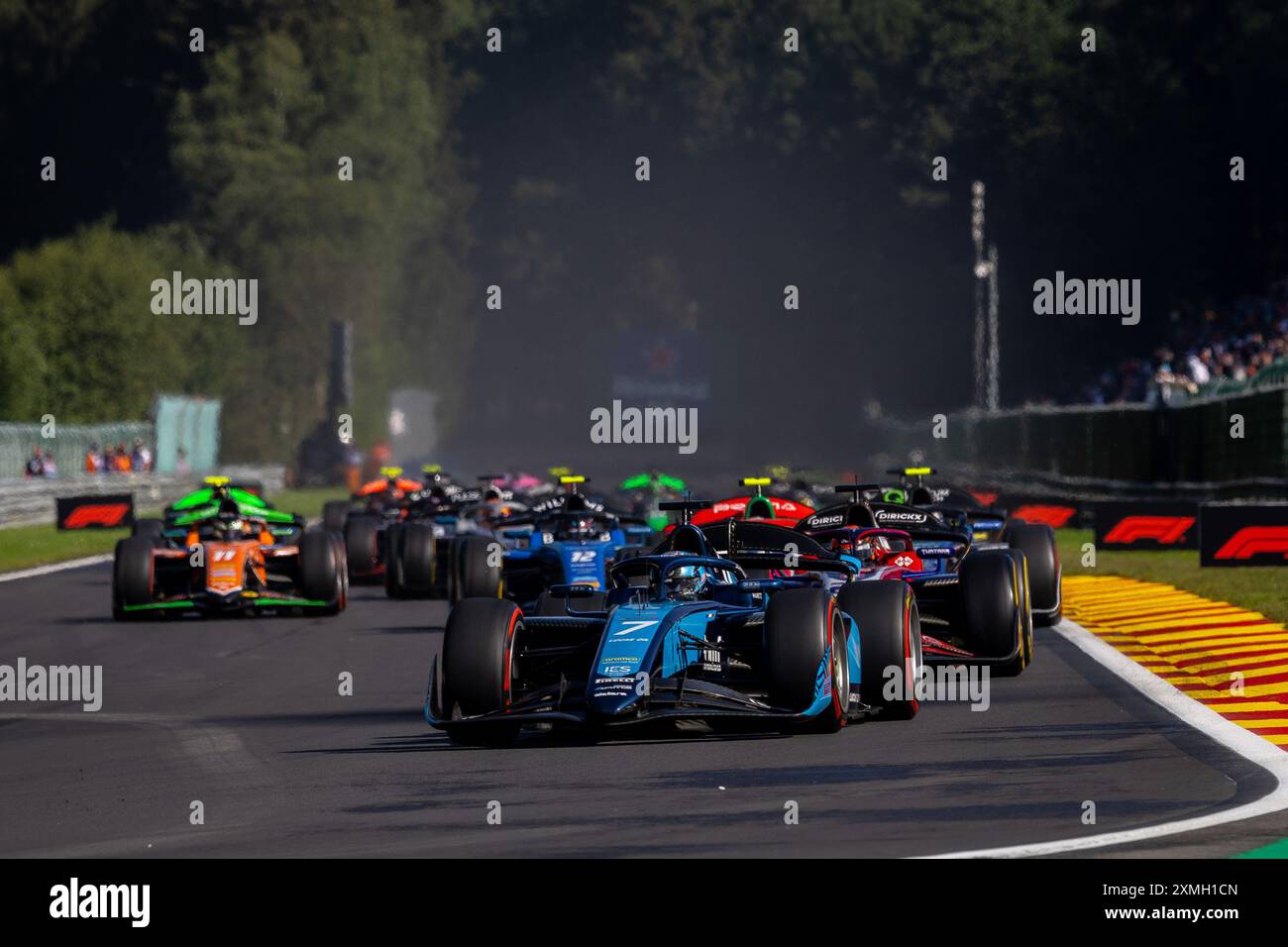 07 CRAWFORD Jak (usa), DAMS Lucas Oil, Dallara F2 2024, action, start ...