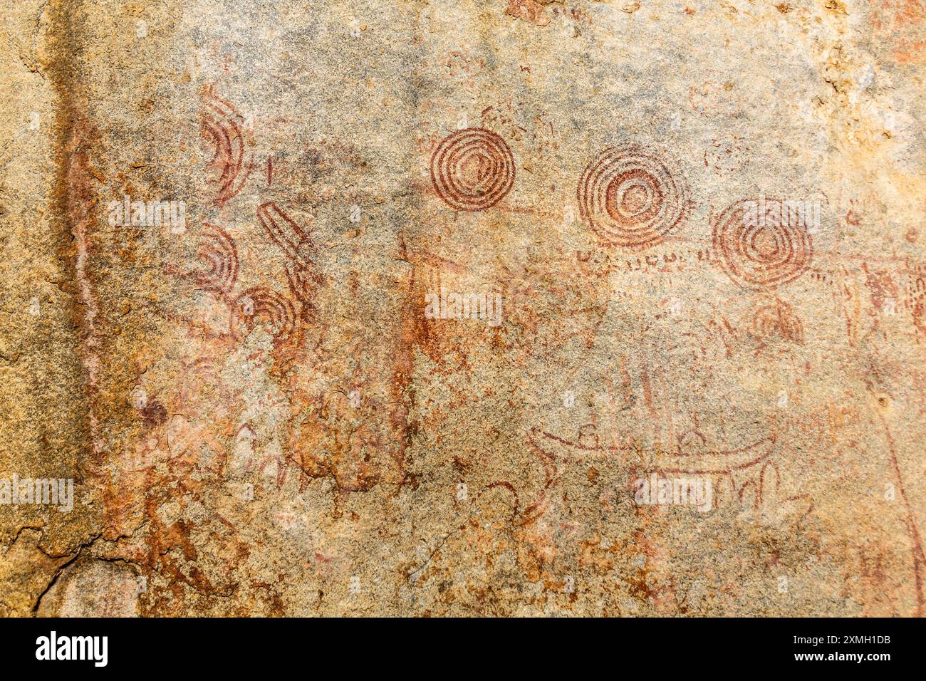 Ancient rock paintings in Nyero, Uganda Stock Photo - Alamy