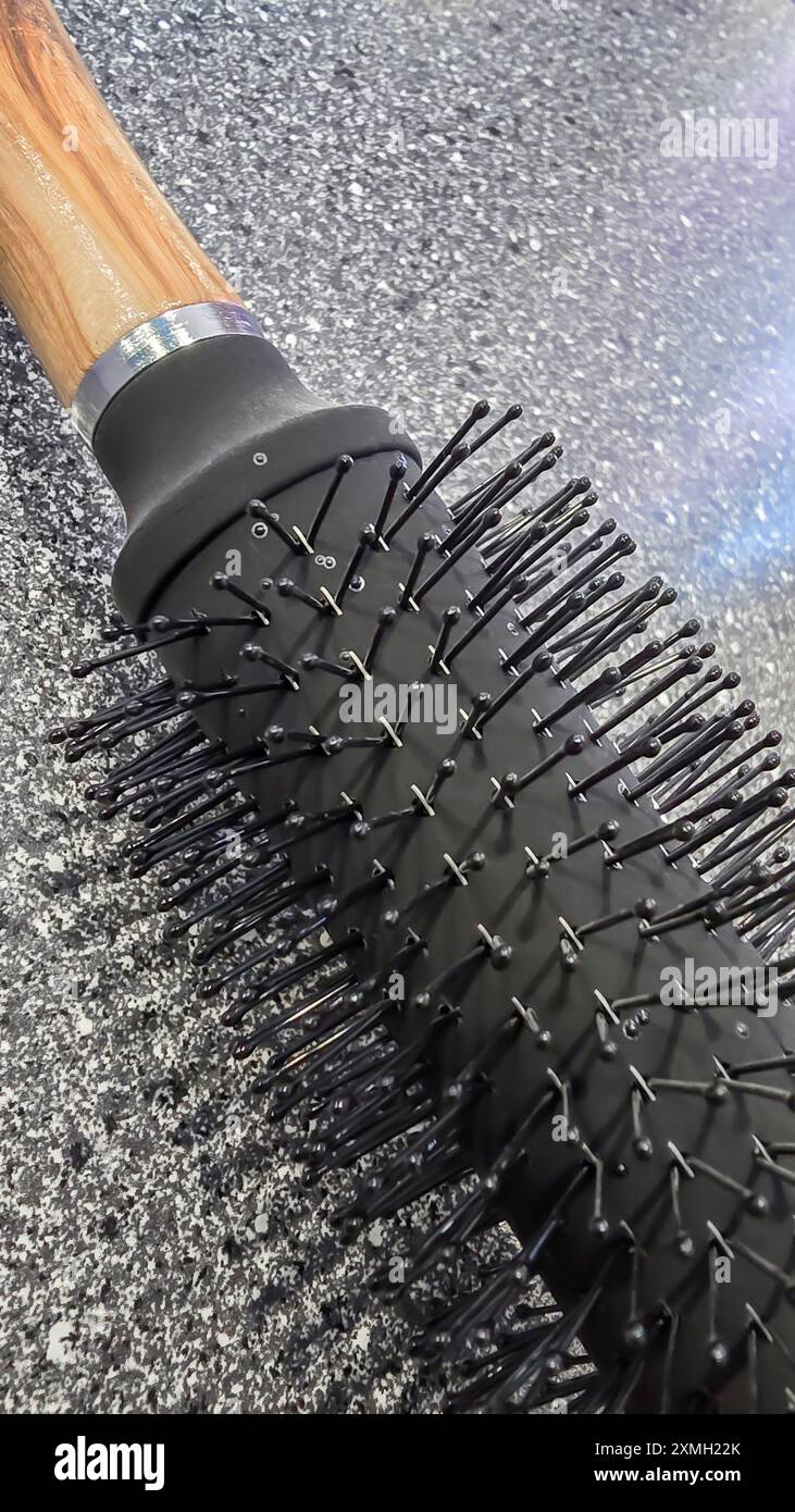Special hairdressing comb for coloring and styling. Professional ...