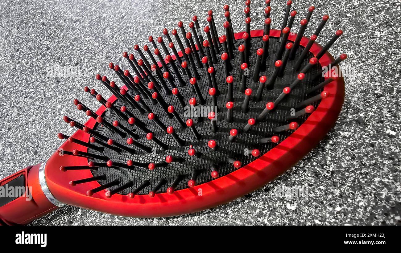 Professional male hairdresser coloring hair hi-res stock photography ...