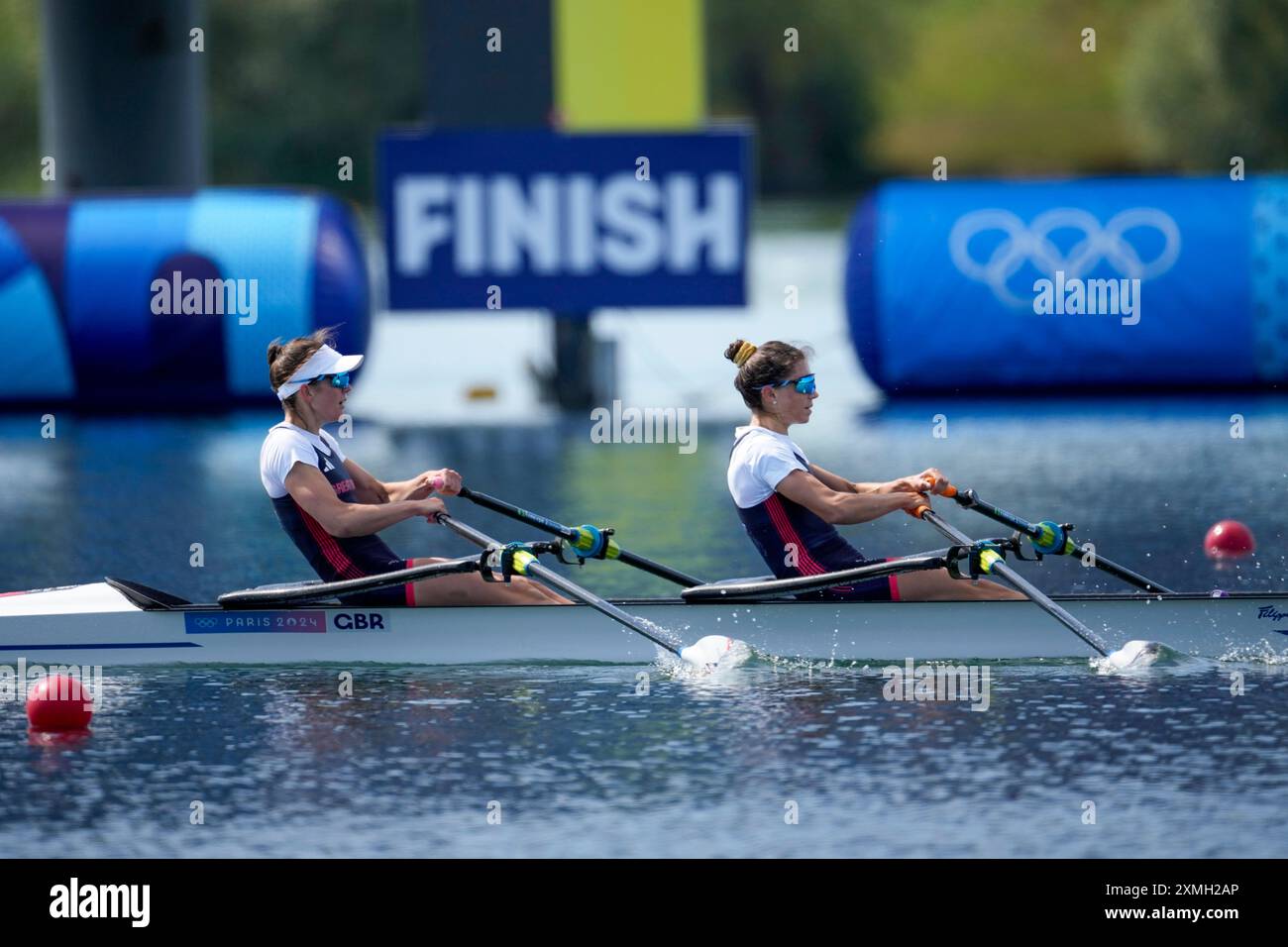 Britain's Emily Craig and Imogen Grant compete in the lightweight women ...
