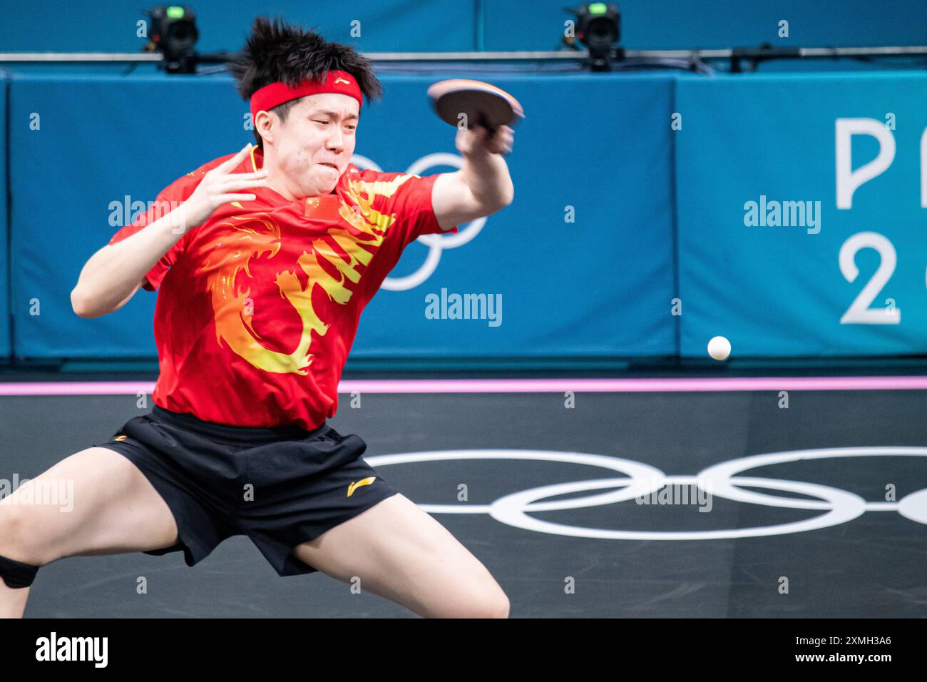 Paris, France. 27th July 2024. Yingsha Sun (CHN), Mixed doubles round ...