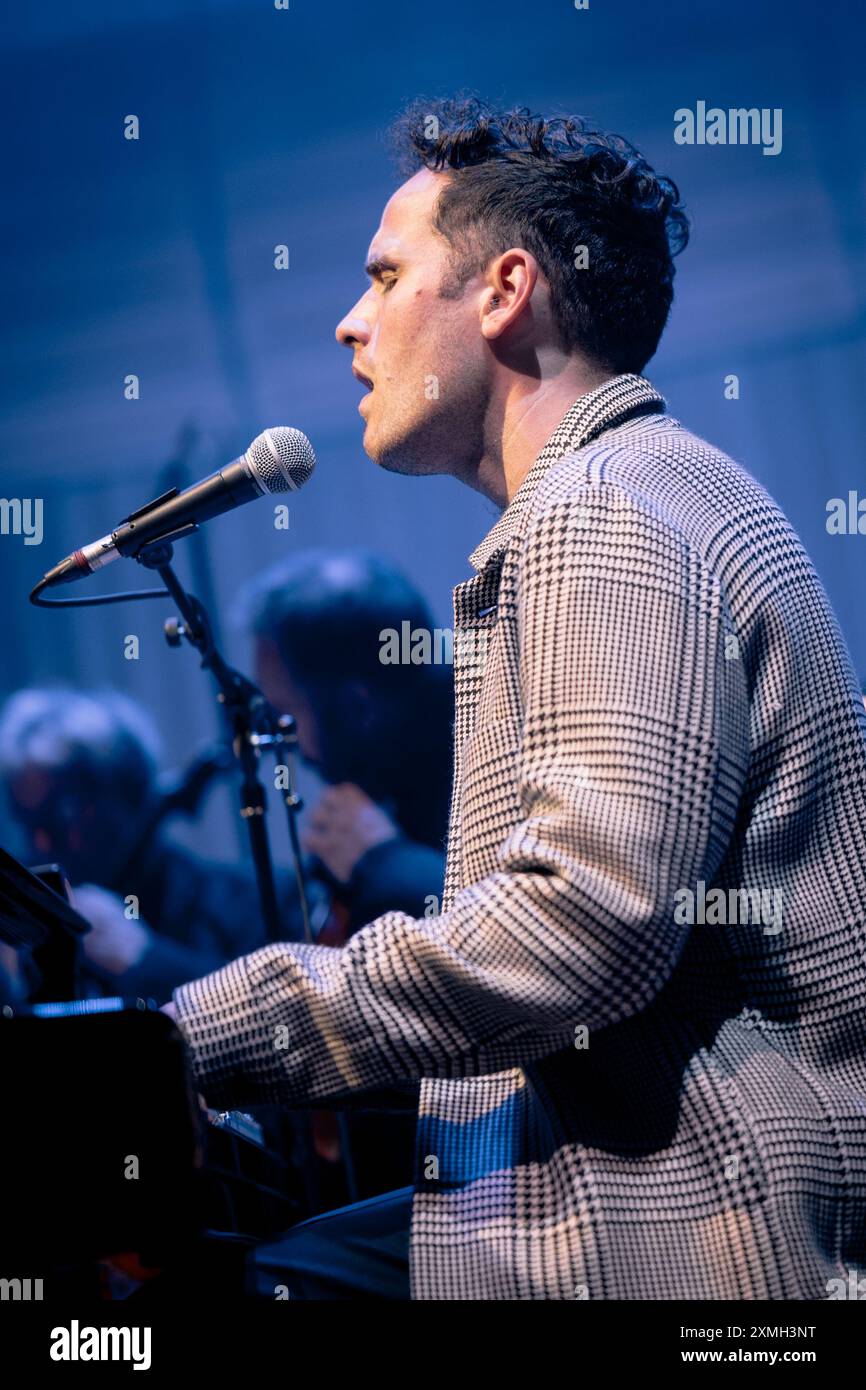 28th July 2024 - Gateshead, UK: Jordan Rakei peforms with Royal ...