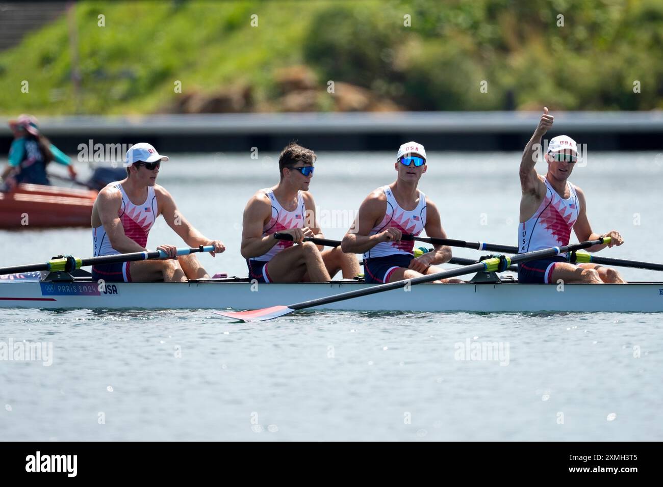 United States' Nick Mead, Justin Best, Michael Grady and Liam Corrigan ...