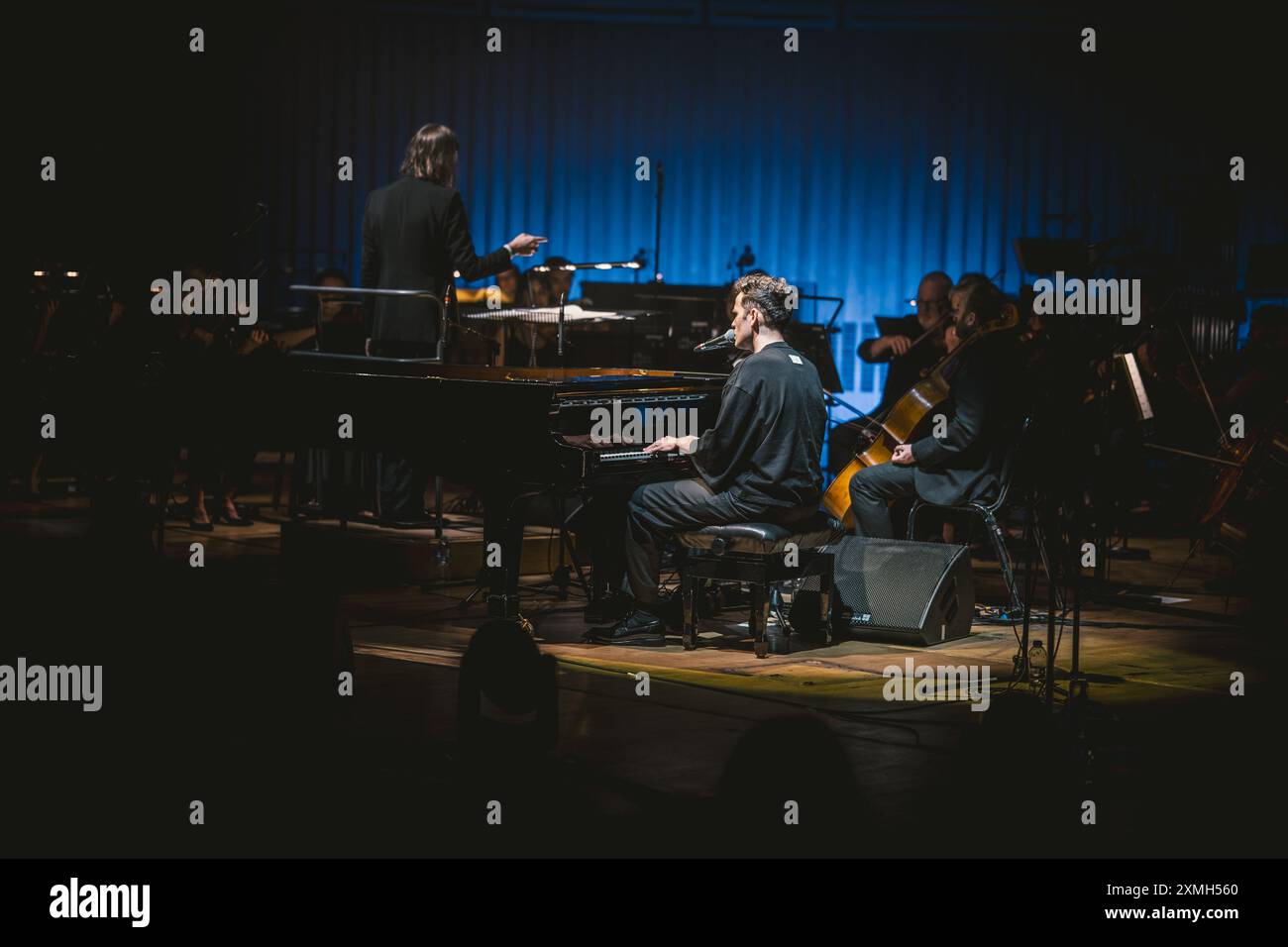 Gateshead, UK. 28th July, 2024. Jordan Rakei peforms with Royal ...