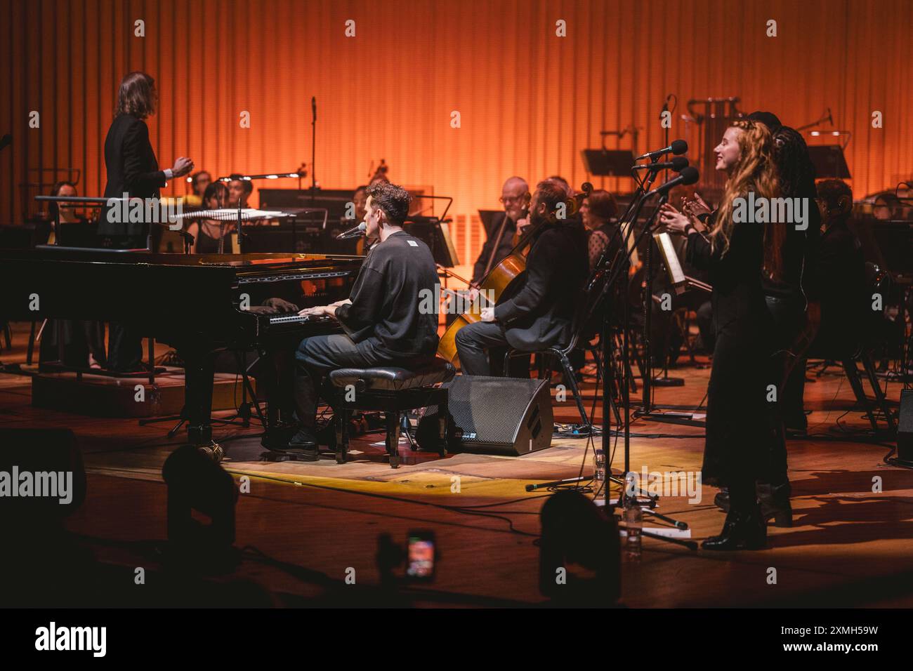 Gateshead, UK. 28th July, 2024. Jordan Rakei peforms with Royal ...