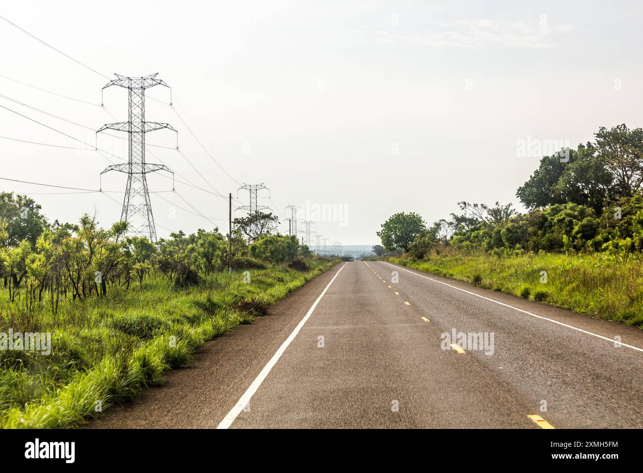 Karuma - Pakwach road in Uganda Stock Photo - Alamy