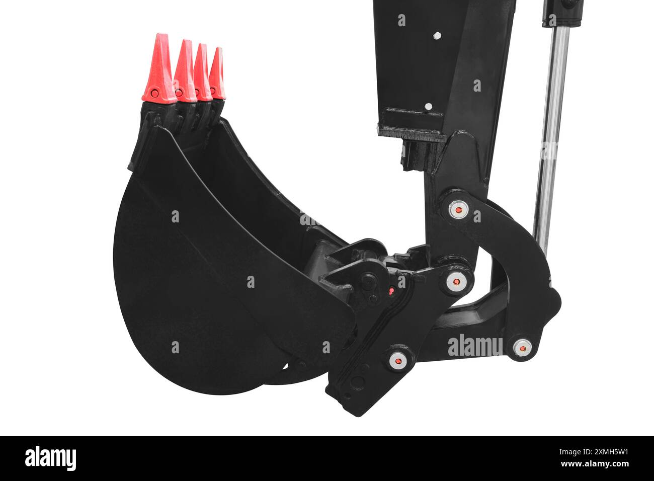 Agricultural tractor bucket isolated on white background Stock Photo ...