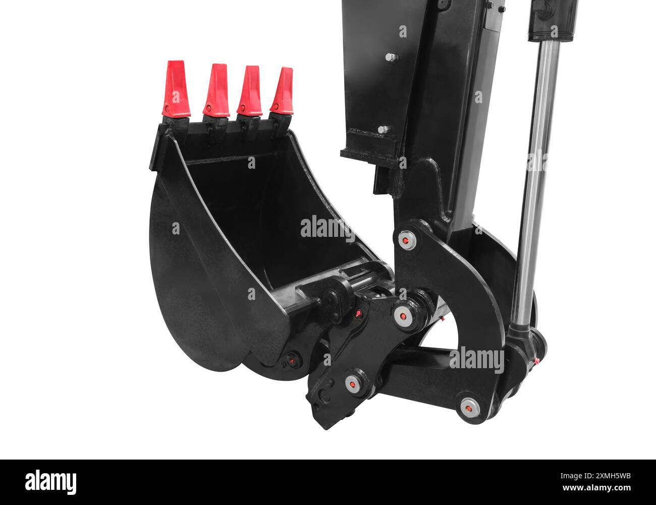 Agricultural tractor bucket isolated on white background Stock Photo ...