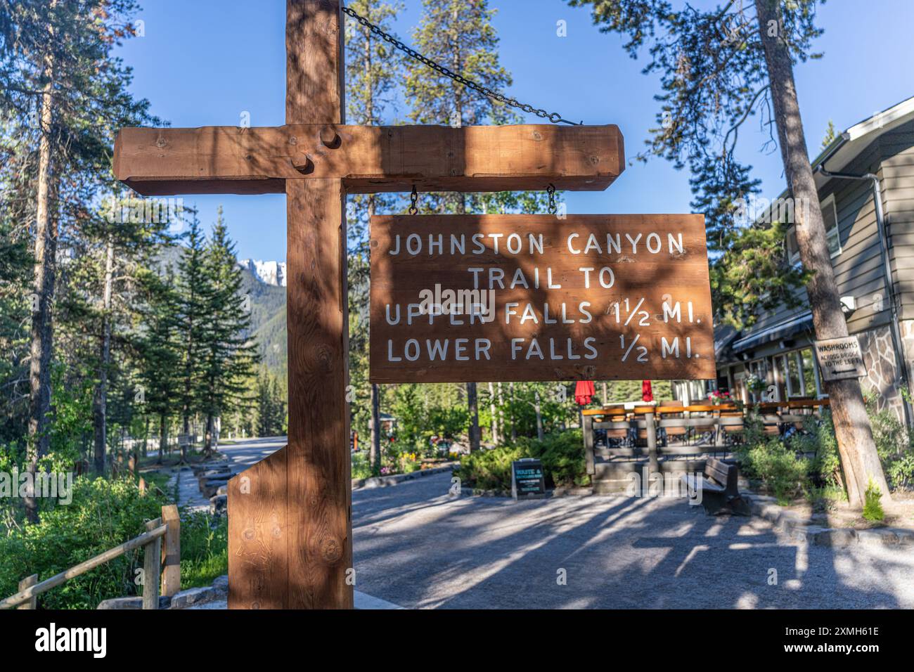 Johnson canyon banff alberta hi-res stock photography and images - Alamy
