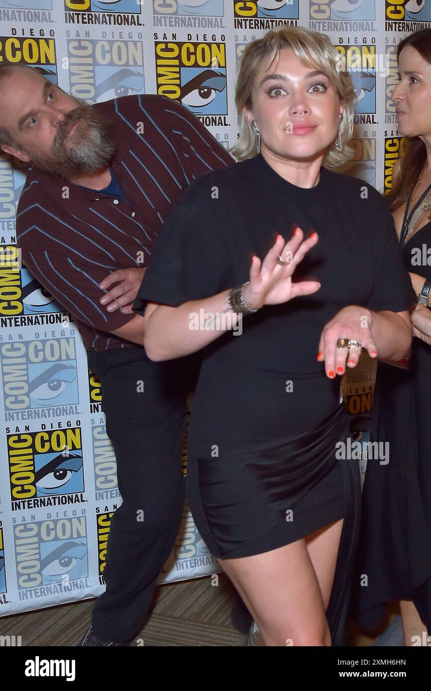 Florence Pugh und David Harbour beim Photocall zum Kinofilm ...