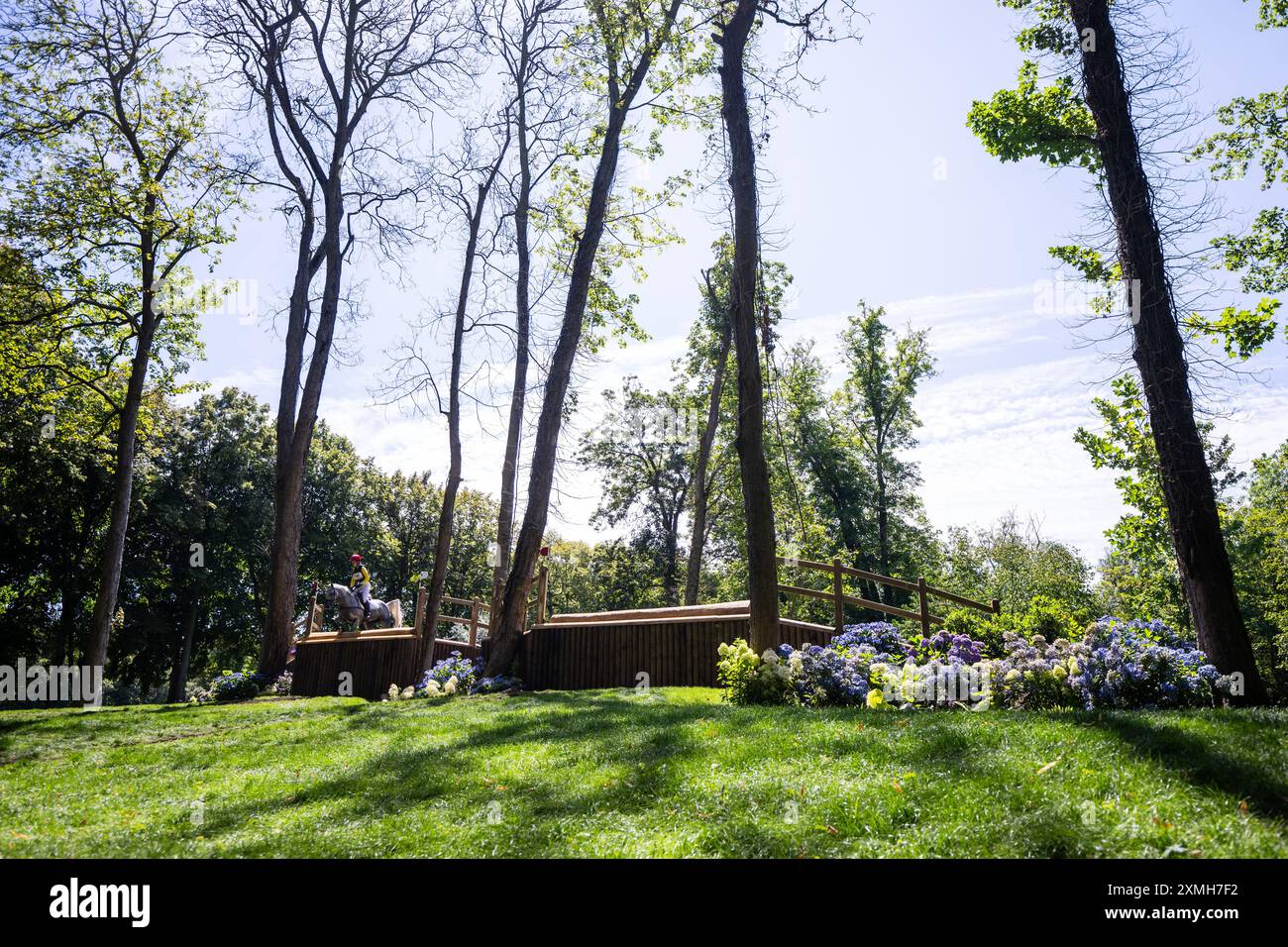 Tine Magnus of, Belgium. , . with horse Dia van Het Lichterveld Z ...