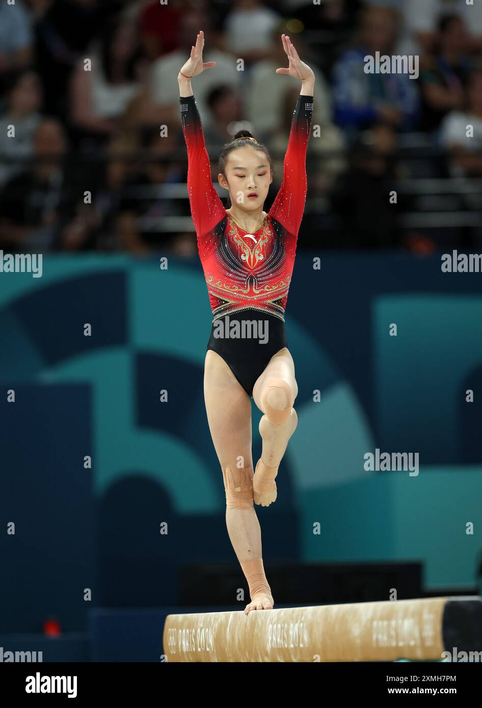 Paris, France. July 28th 2024. Team China's Zhou Yaqin competes in the ...