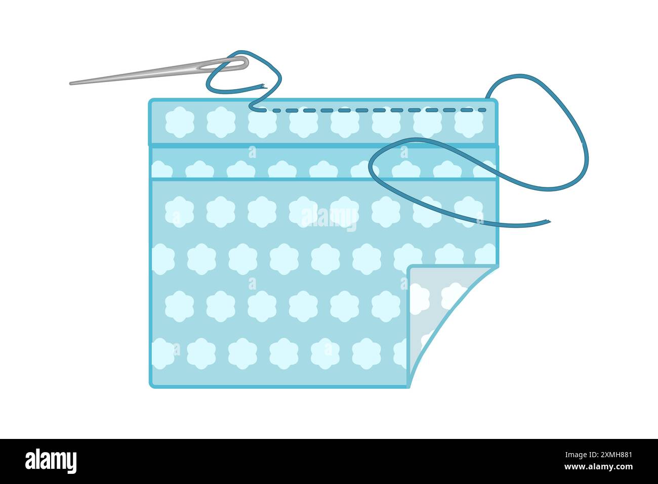 Straight stitch Stock Vector Images - Alamy