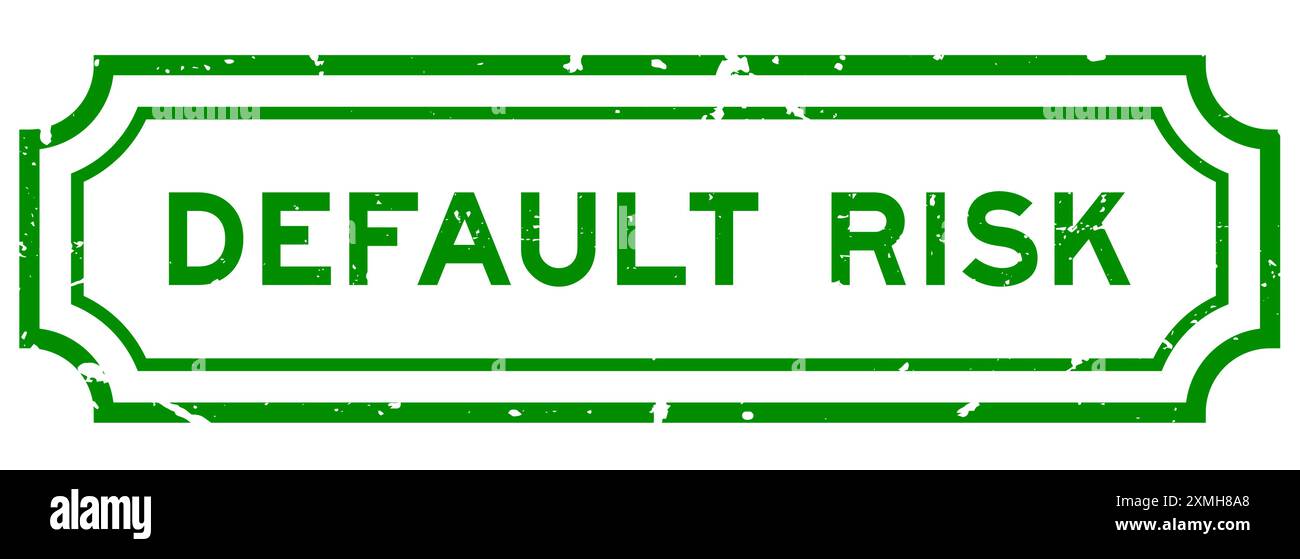 Grunge green default risk word rubber seal stamp on white background Stock Vector Image & Art ...