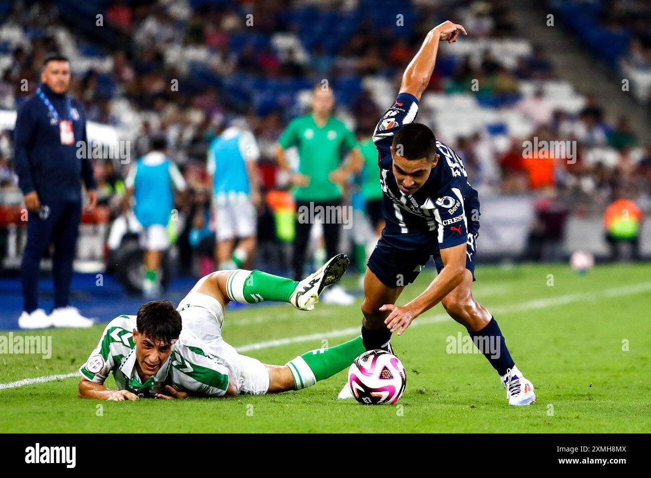 GUADALUPE, MEXICO - JULY 27: #184 Monterrey Rayados, Cristian Reyes ...
