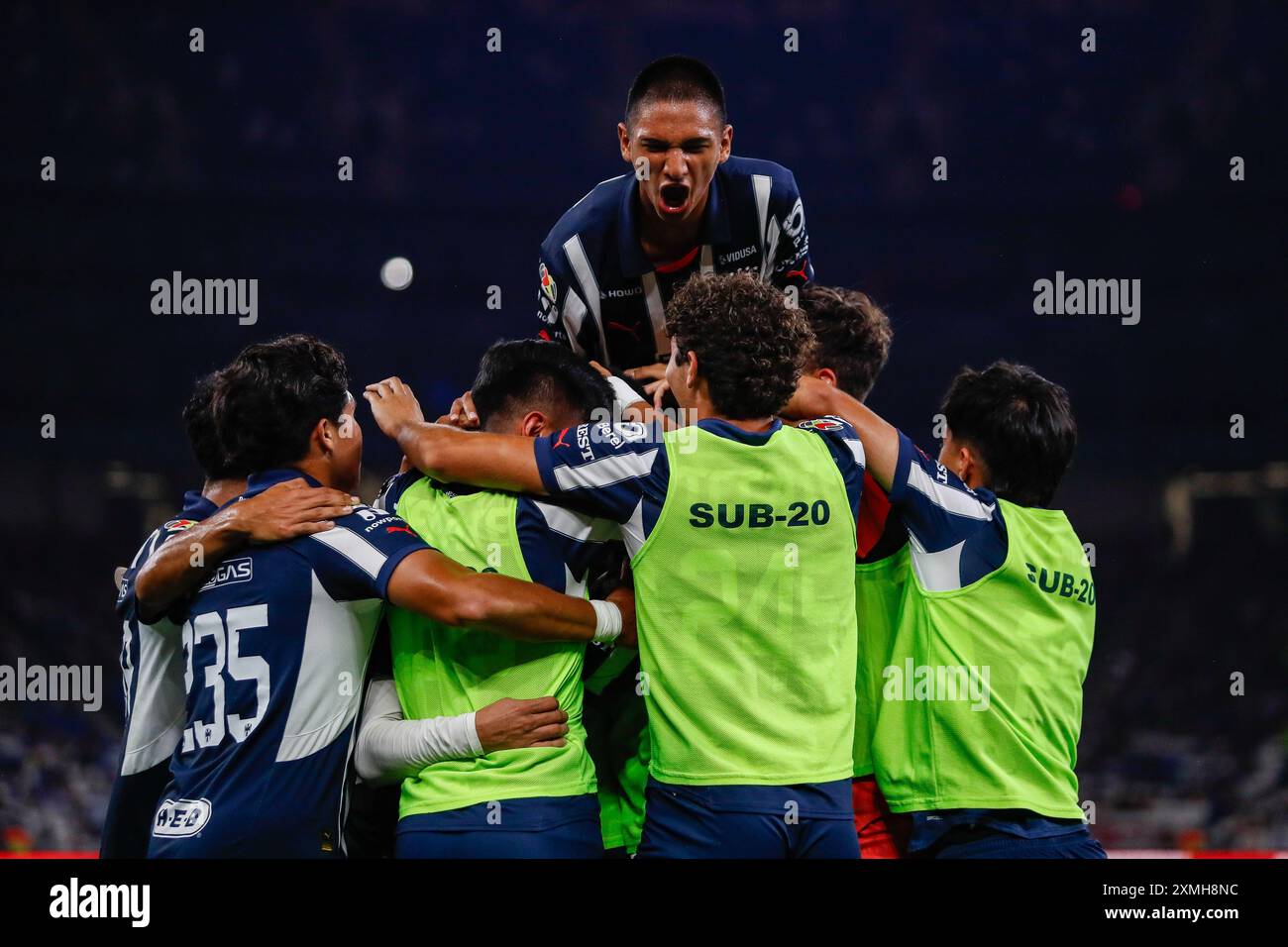 Rayados players celebrating the equalizer hi-res stock photography and ...