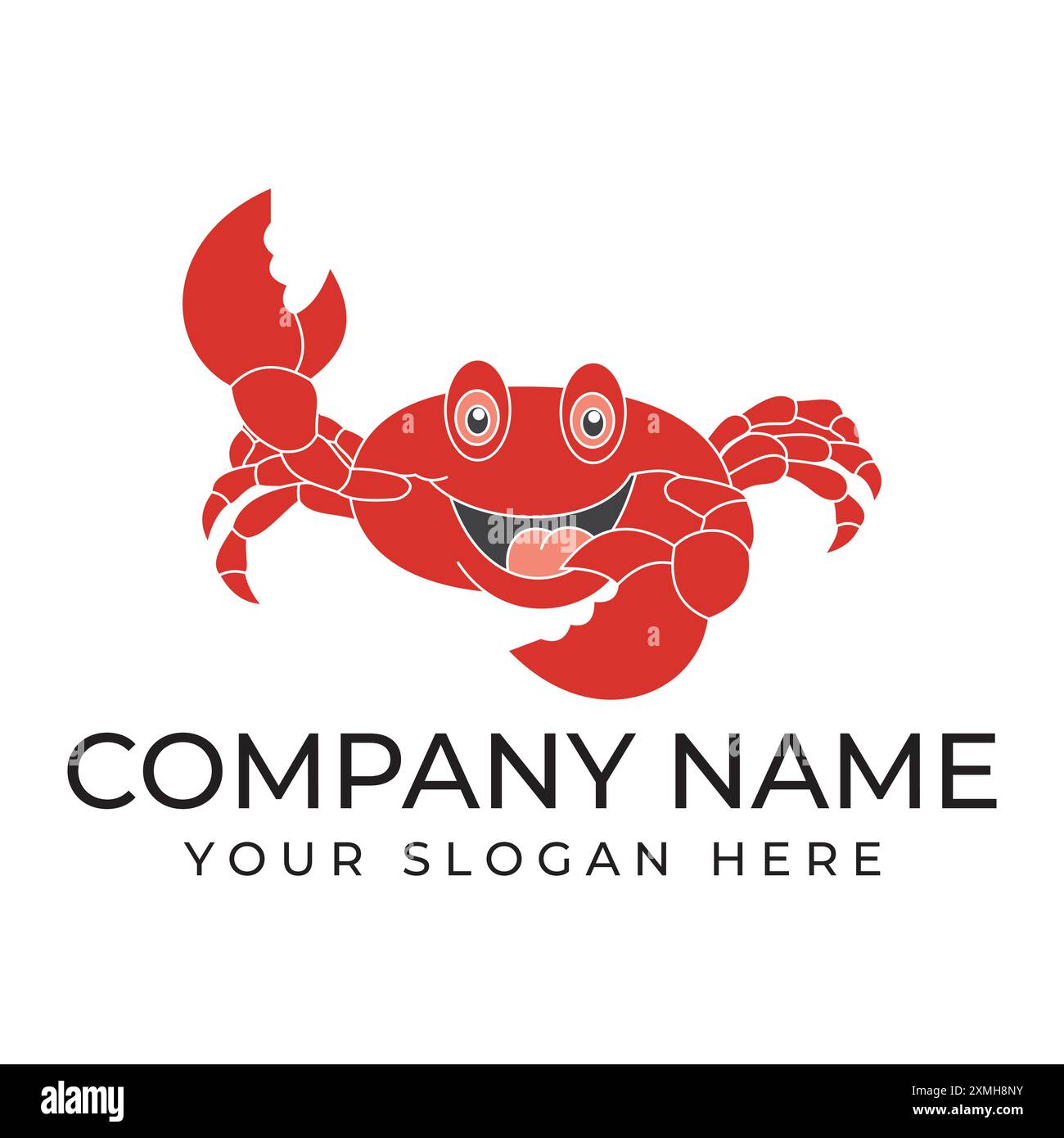 Crab logo vector illustrations design icon symbols Stock Vector Image ...