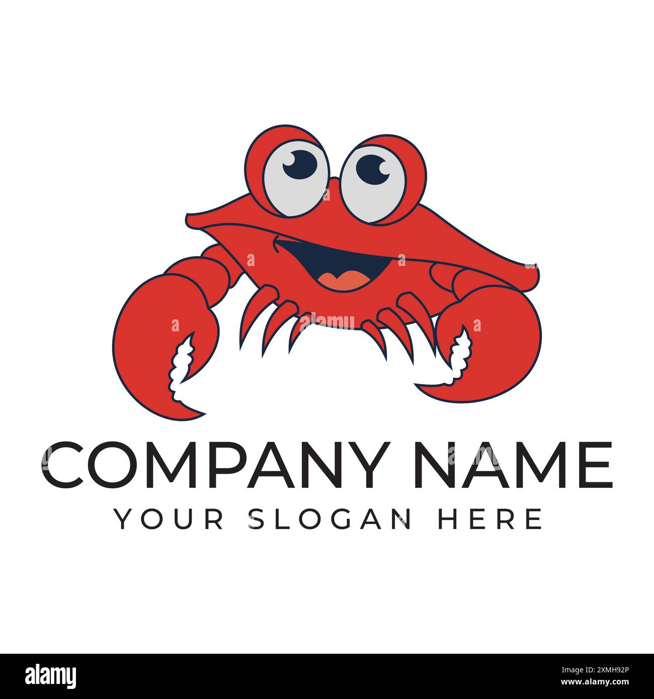 Crab logo vector illustrations design icon symbols Stock Vector Image ...