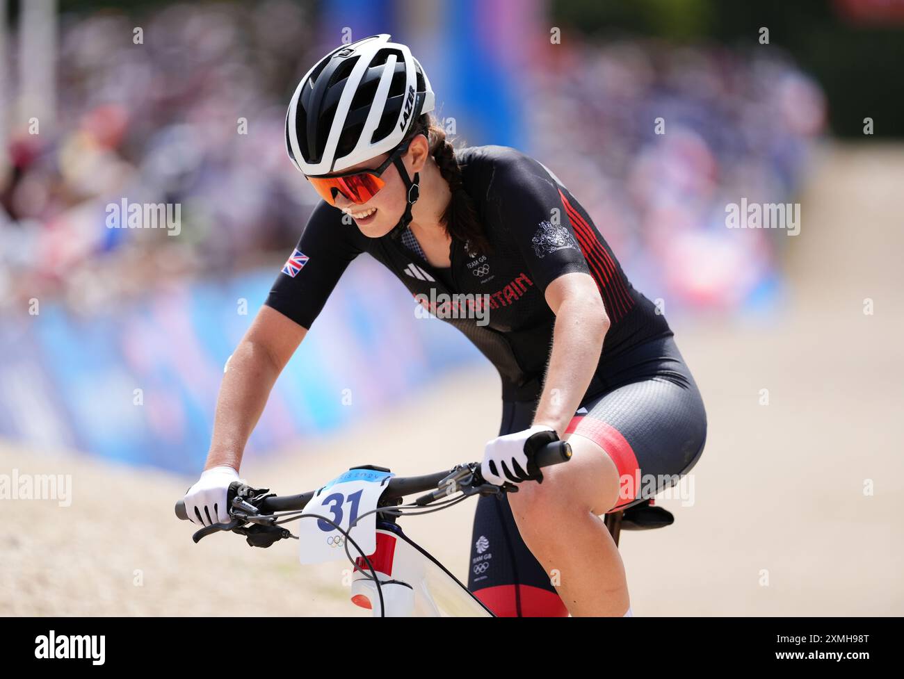 Great Britain's Ella Maclean-Howell during the women's cross-country ...