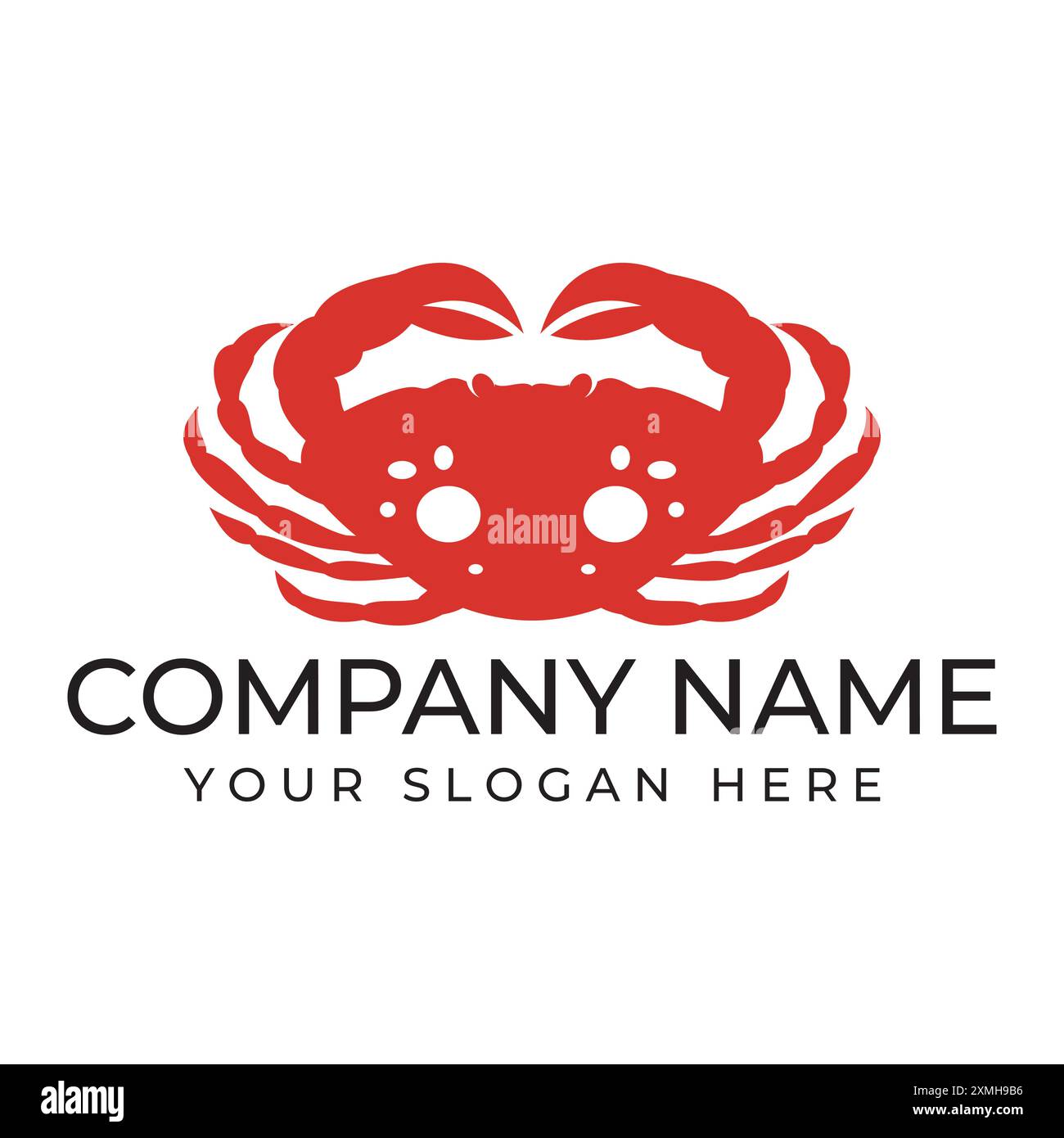 Crab logo vector illustrations design icon symbols Stock Vector Image ...