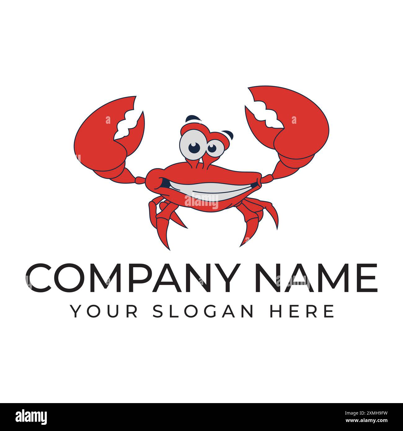Crab logo vector illustrations design icon symbols Stock Vector Image ...