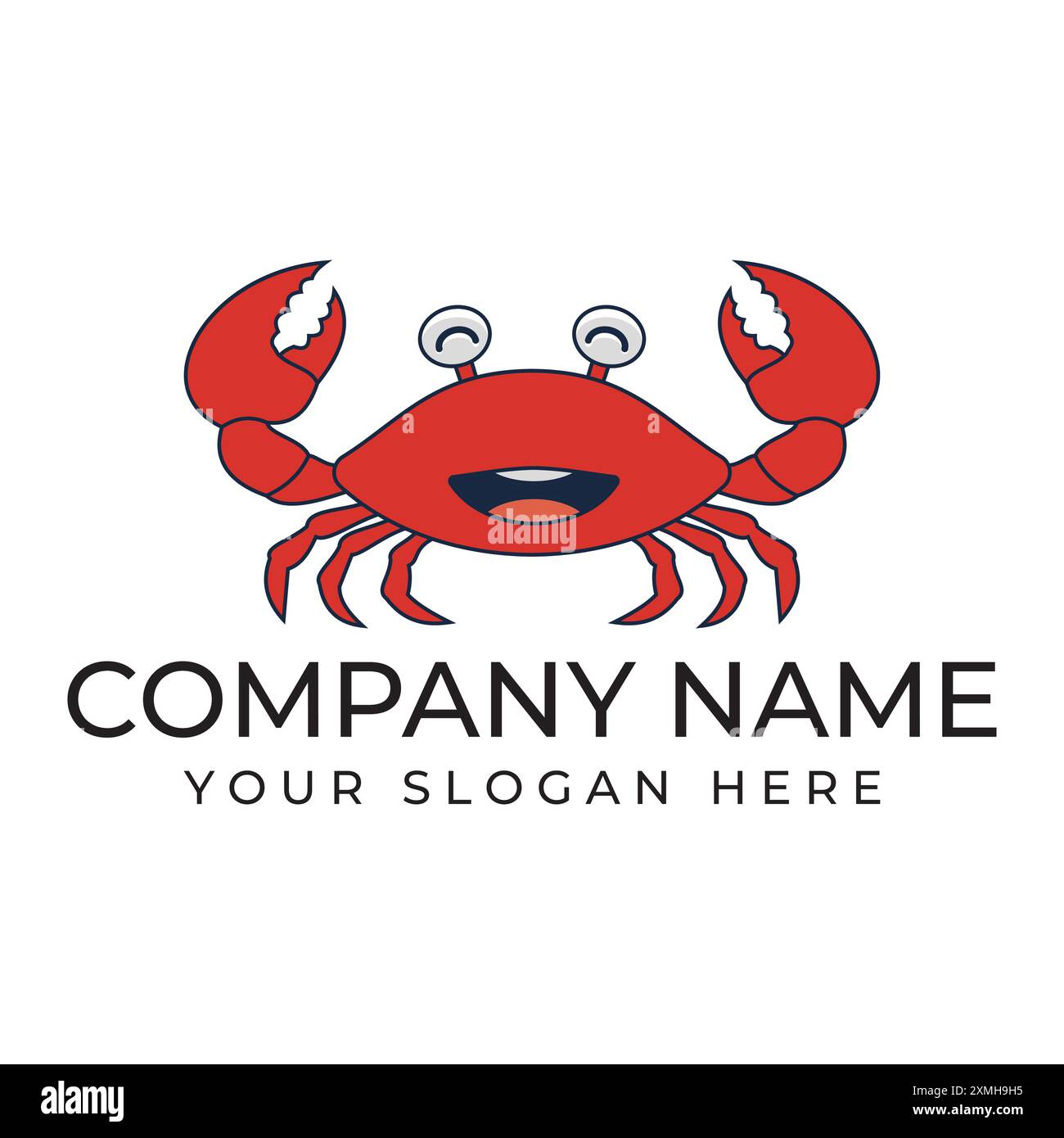Crab logo vector illustrations design icon symbols Stock Vector Image ...