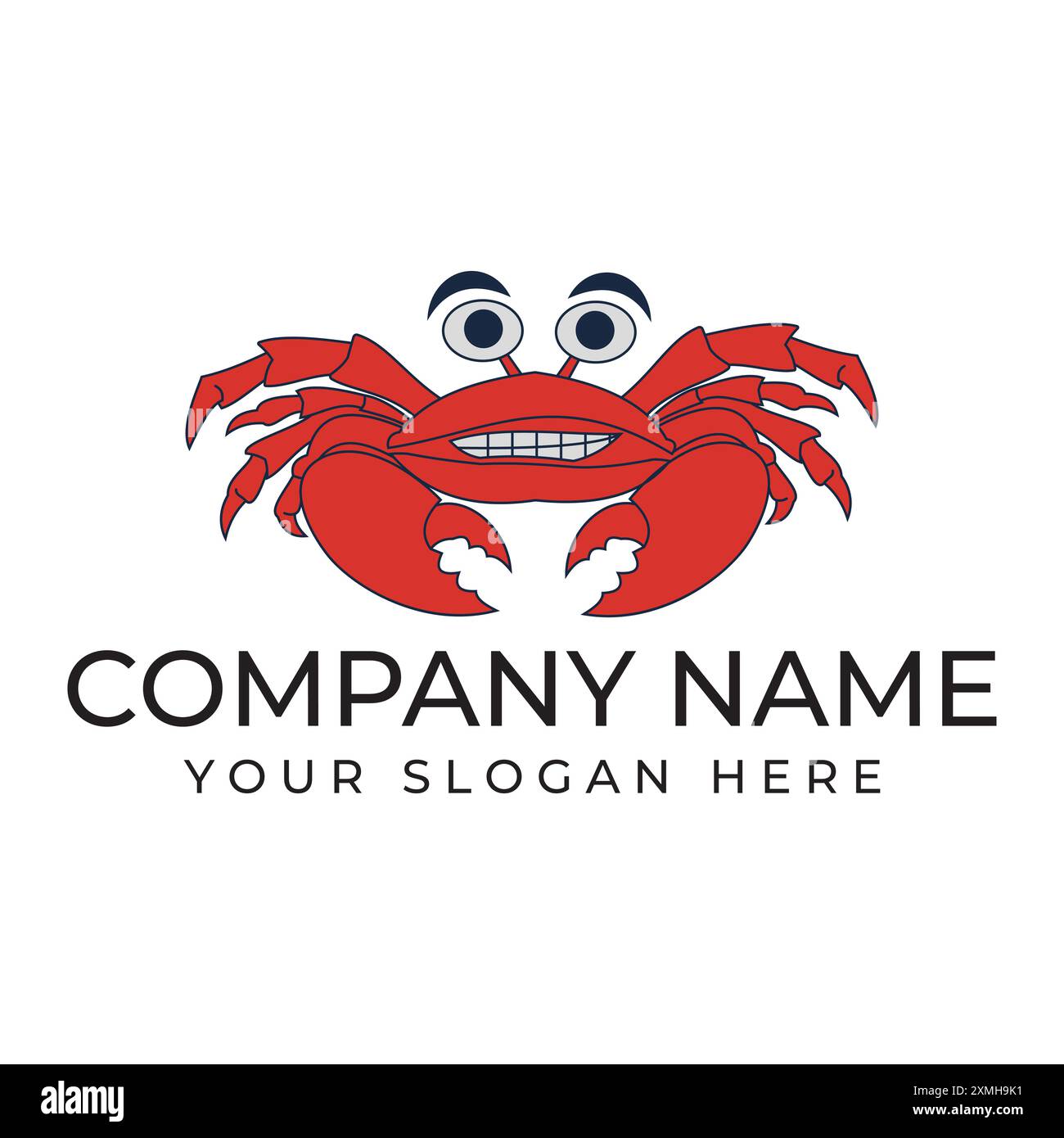 Crab logo vector illustrations design icon symbols Stock Vector Image ...