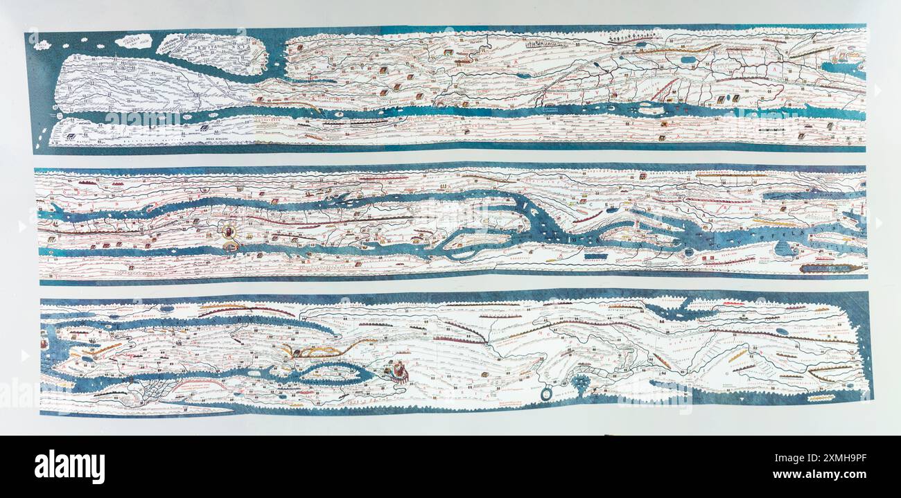 Itinerarium Antonini Augusti maps. Reproduction at Blacos Visitors ...