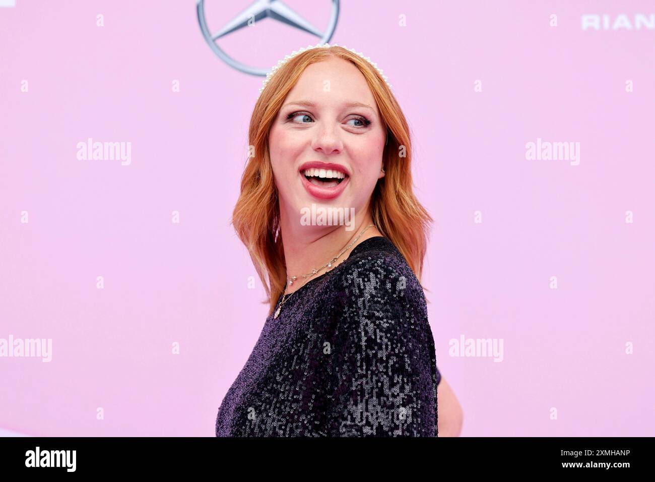 Model Anna Ermakova bei der Riani Cruise 2024. Düsseldorf, 27.07.2024 ...