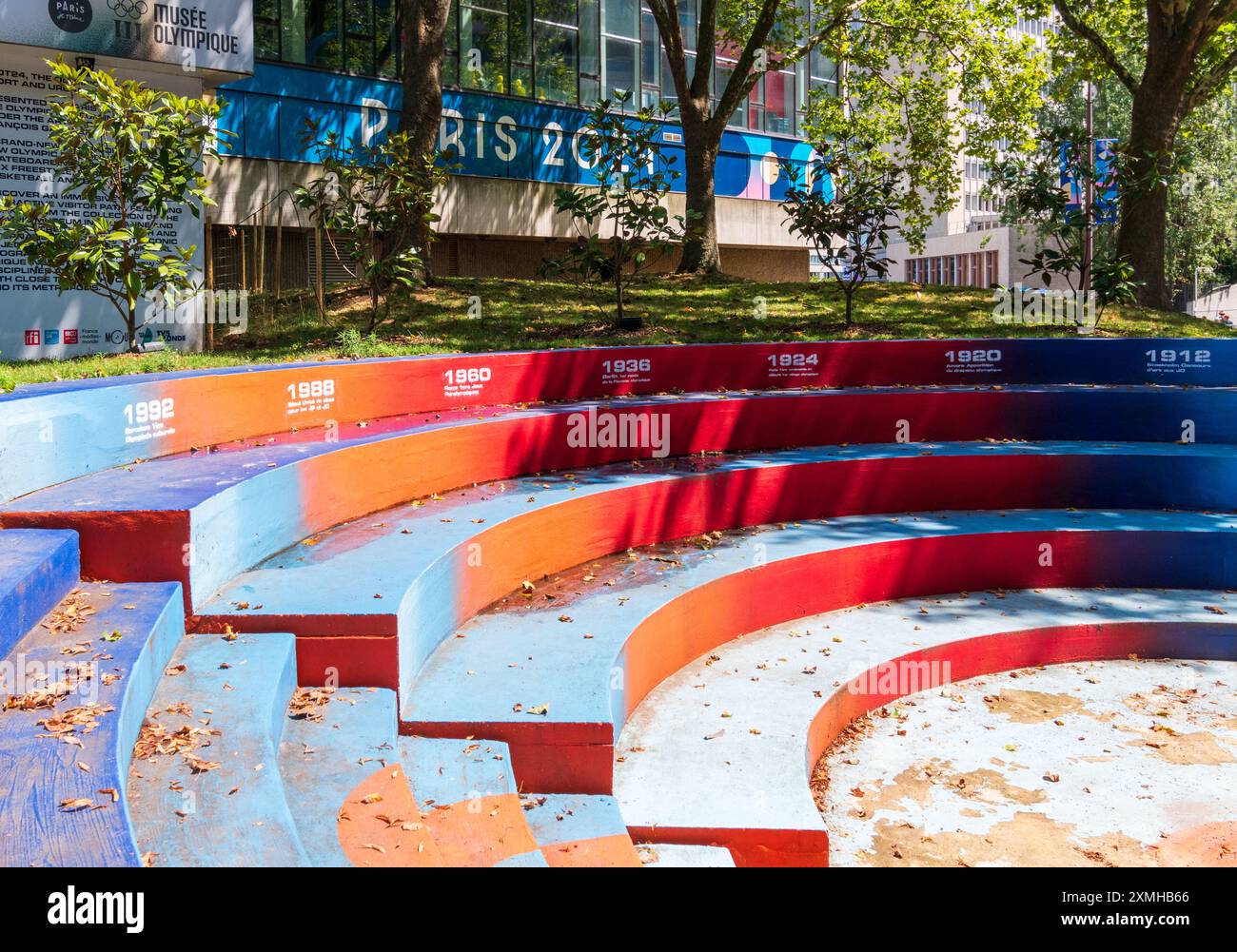 Paris, France - 07 28 2024 : dates and host countries of the Olympic ...