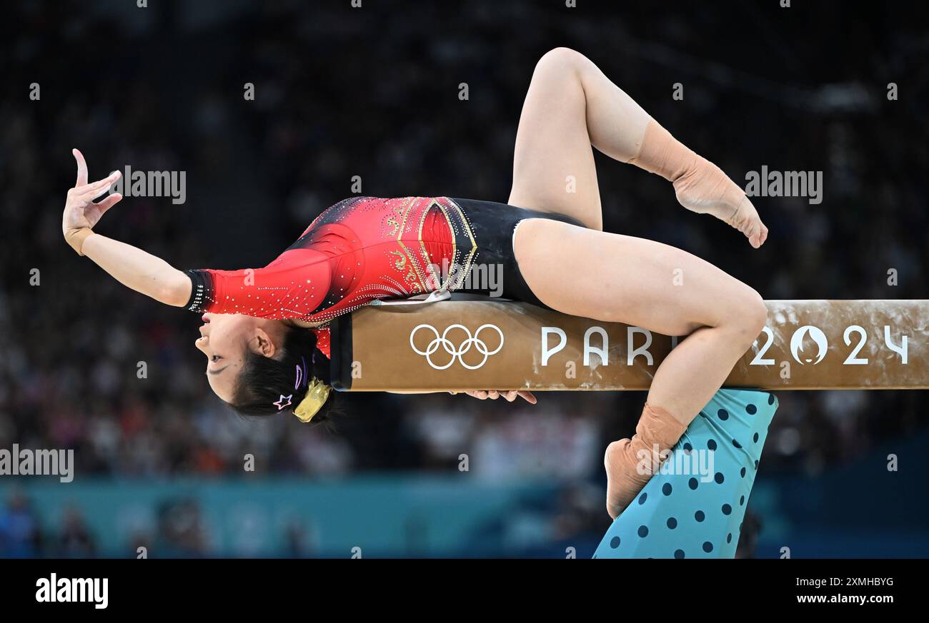 Paris, France. 28th July, 2024. Luo Huan of China competes in the ...