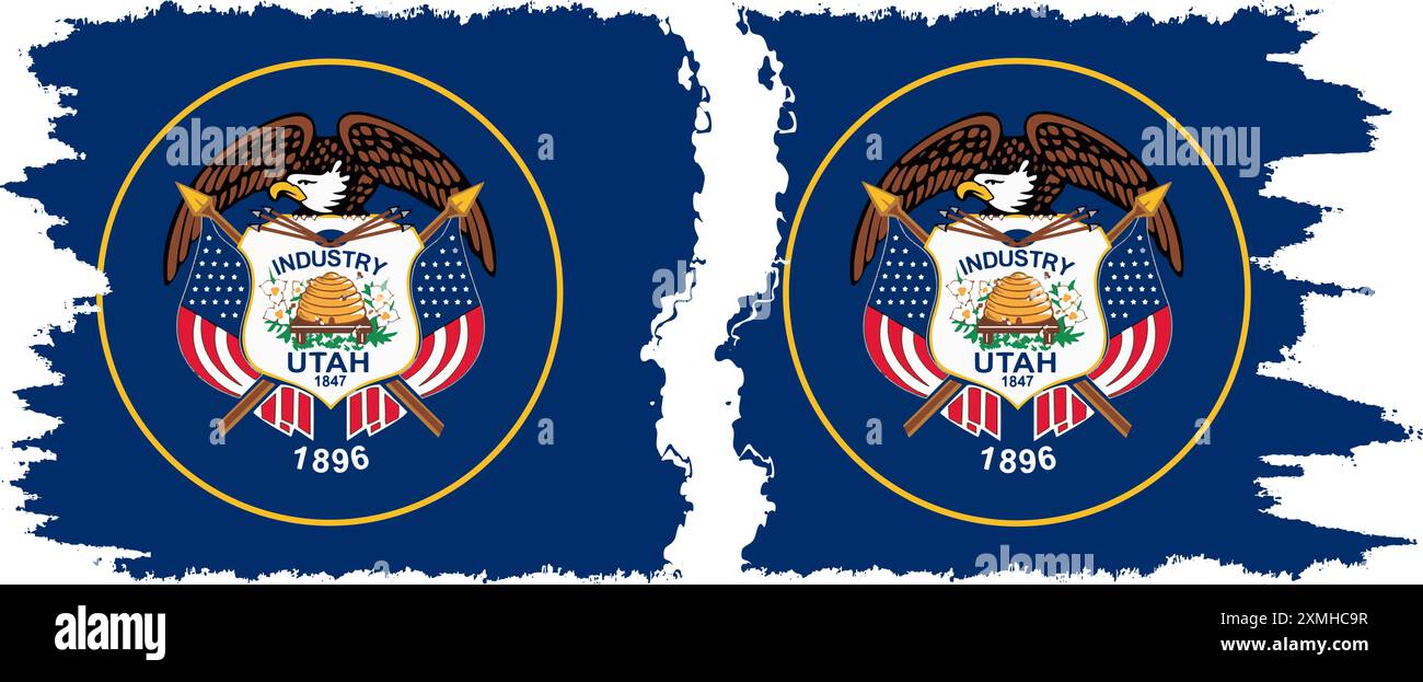 Utah banner Stock Vector Images - Alamy