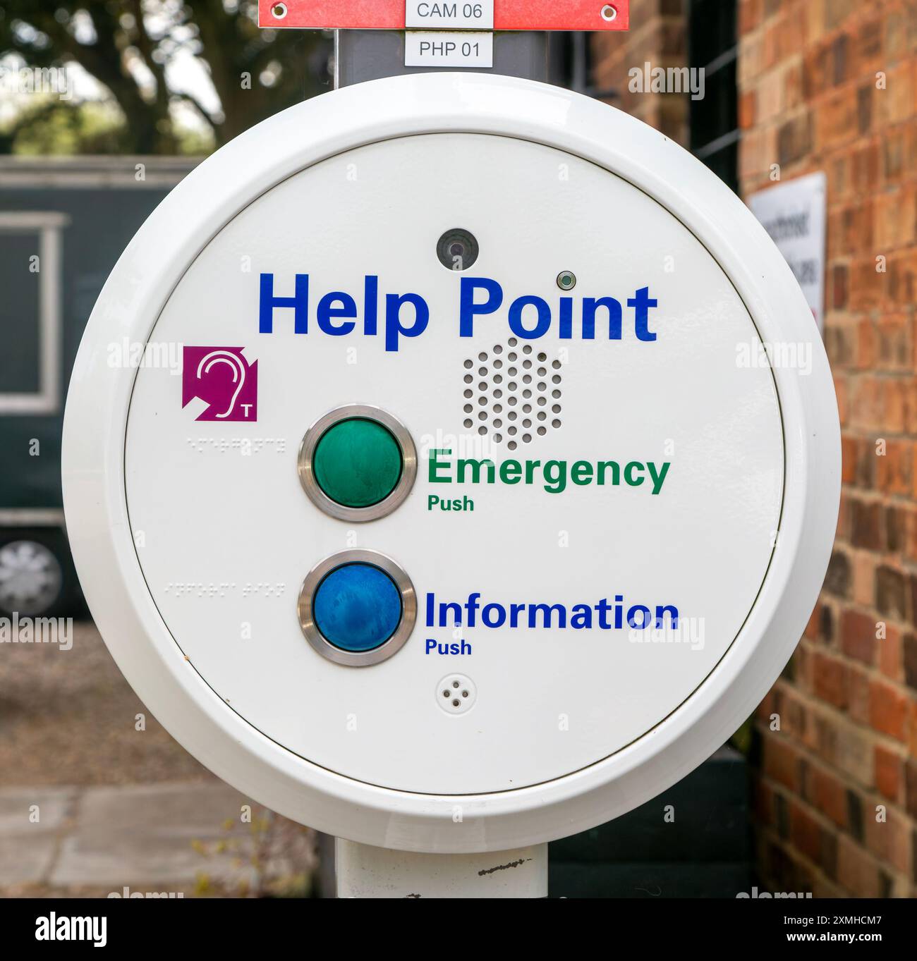 Help Point emergency information push button railway station, Melton ...