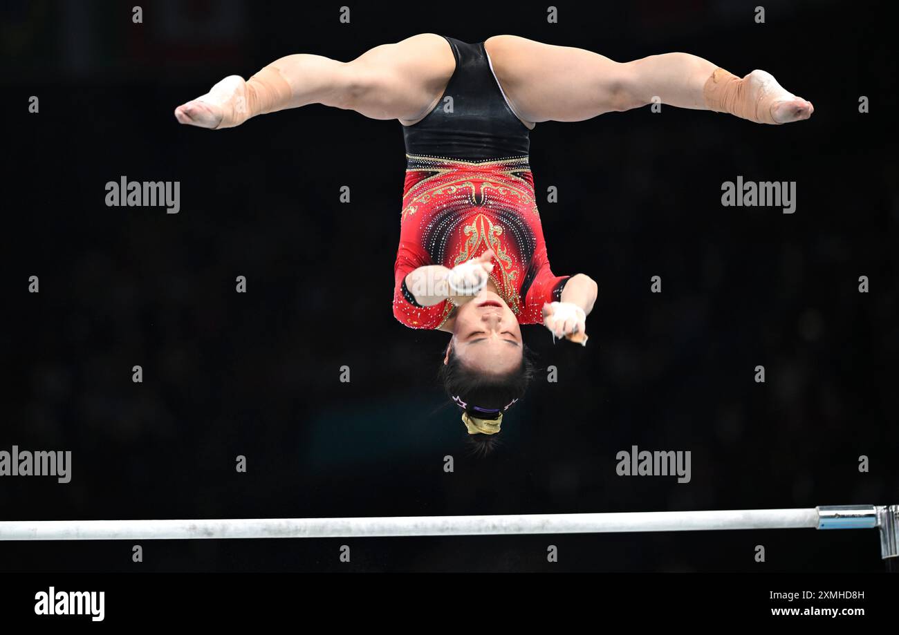 Paris, France. 28th July, 2024. Luo Huan of China competes in the ...