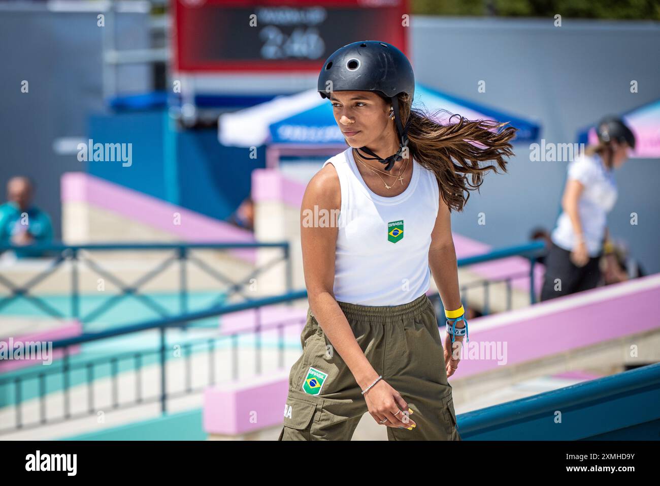 Paris, France. 28th July, 2024. Rayssa Leal of Brazil during the Womens ...
